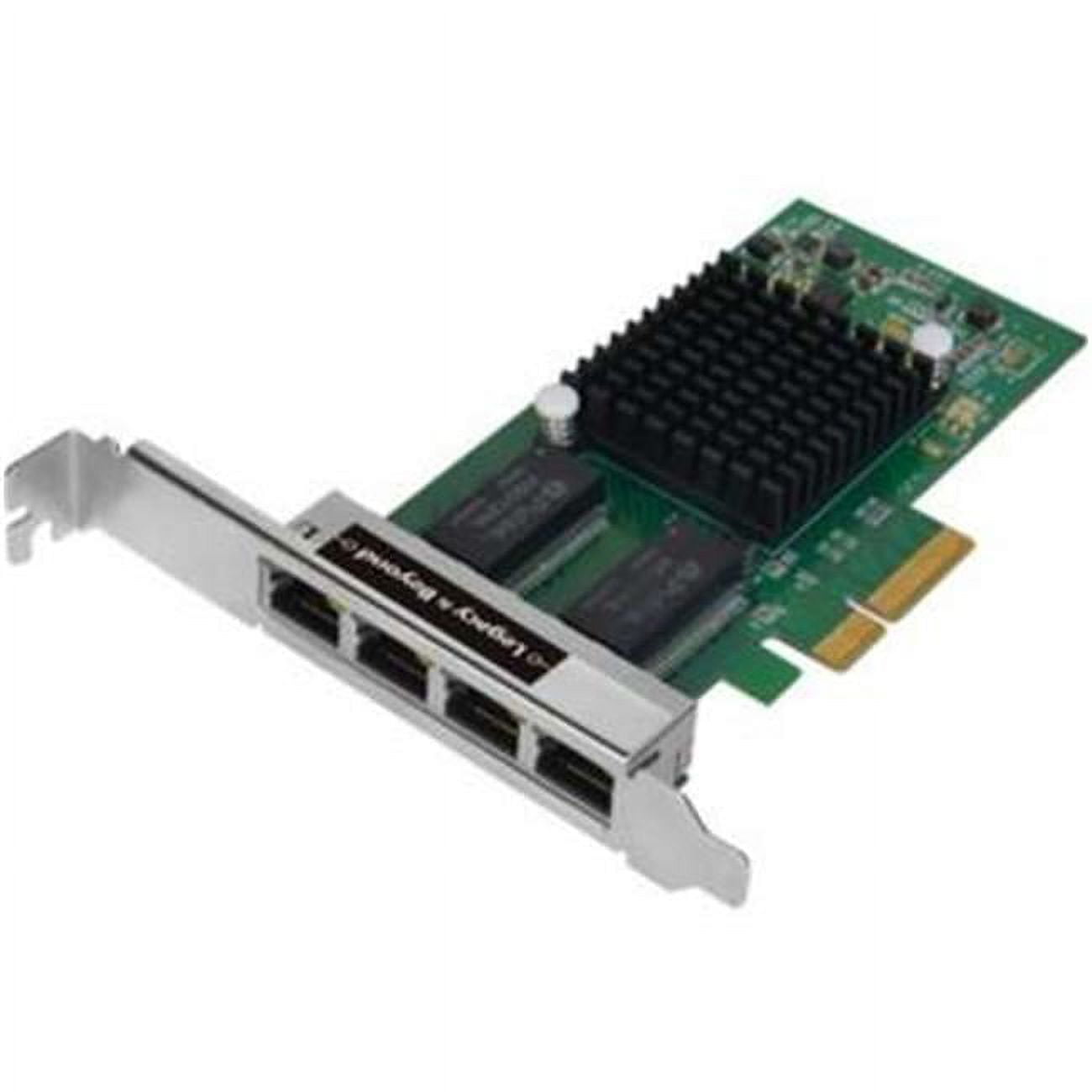 SIIG Quad-Port Gigabit Ethernet PCIe 4-Lane Card - I350-T4 - Network ...