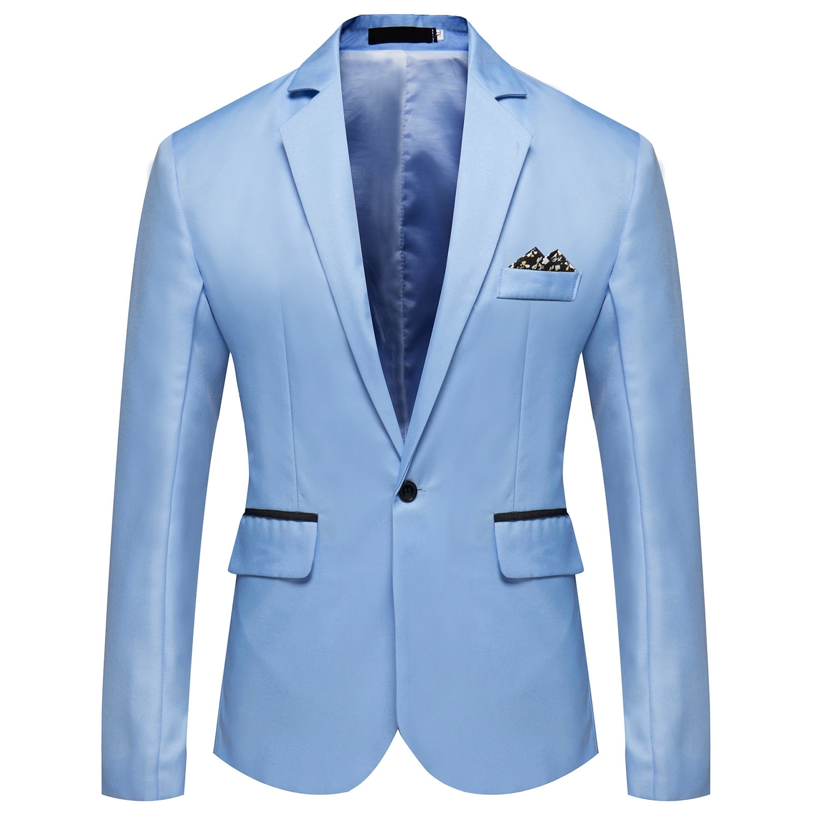 Siilsaa Casual Wedding Attire for Men Stretch Tailored Fit Subtle ...