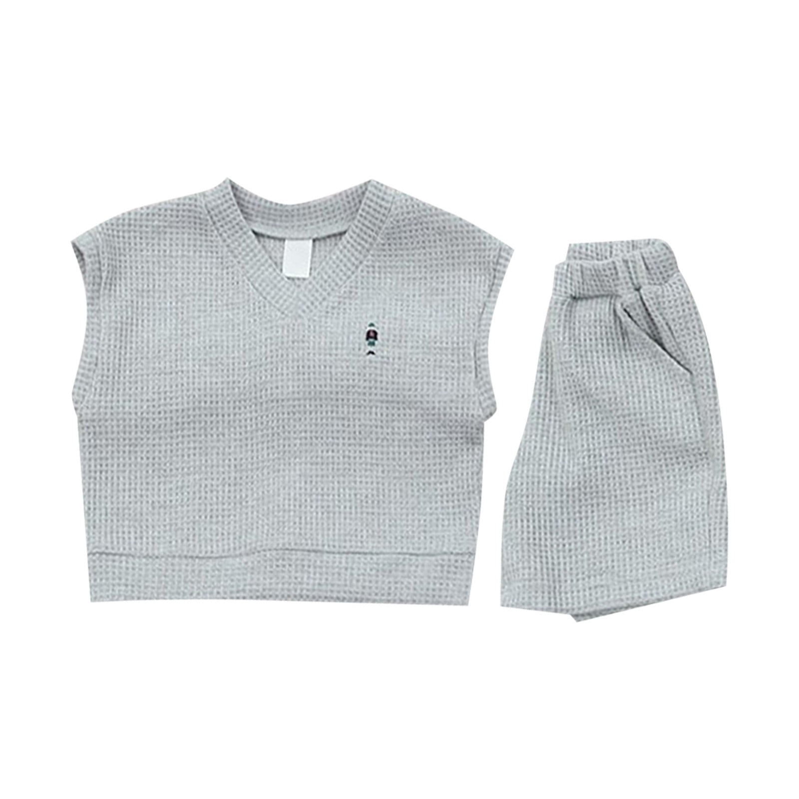 Siilsaa Girl Outfit Girls Outfits Short Sleeve T-Shirt and Shorts Suit ...