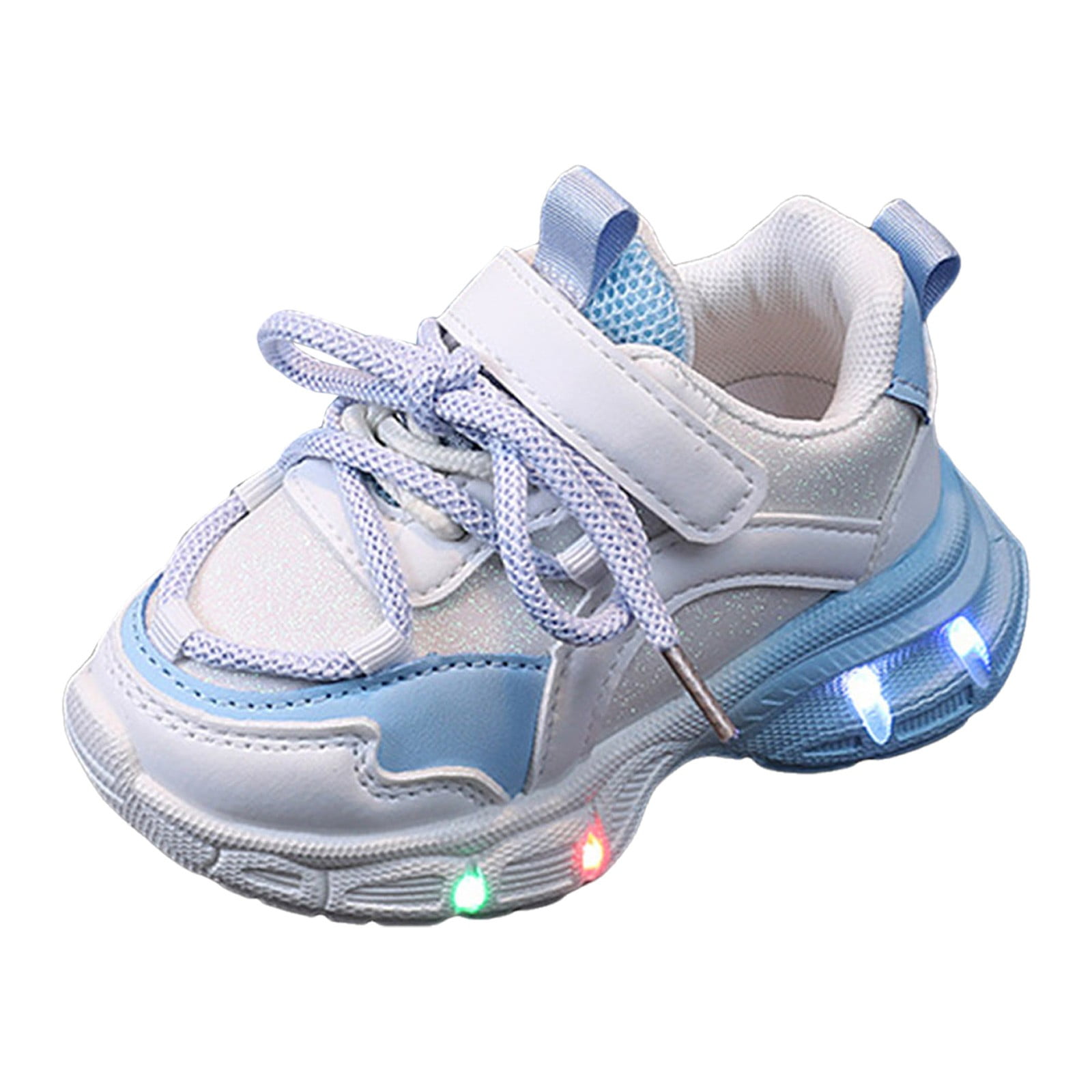 Siilsaa Girls Sparkle Shoes Toddler Kids Girls Led Shoes Casual ...