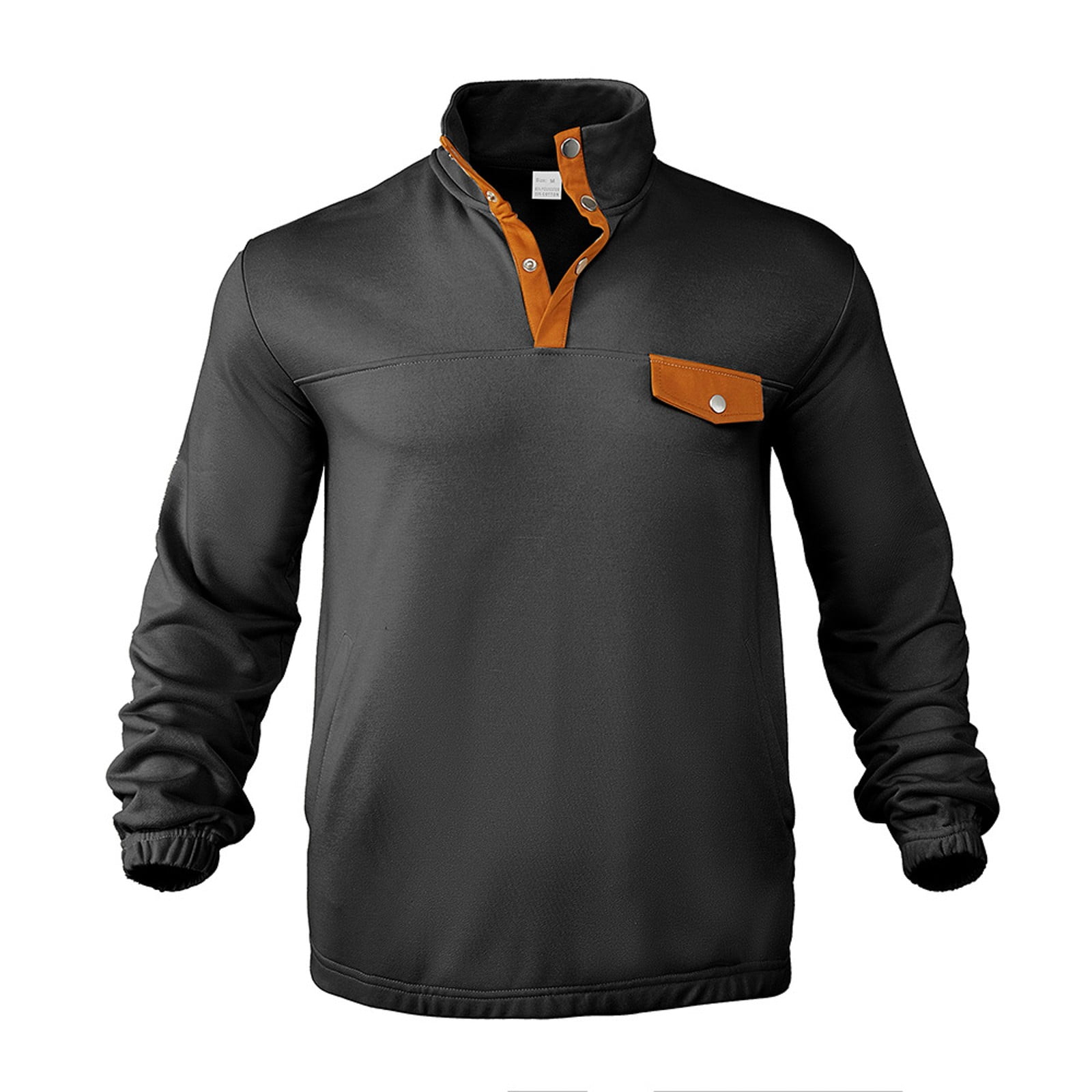 Siilsaa Mens Long Sleeve Polo Sweater Knit Polo Casual Thermal Pullover ...