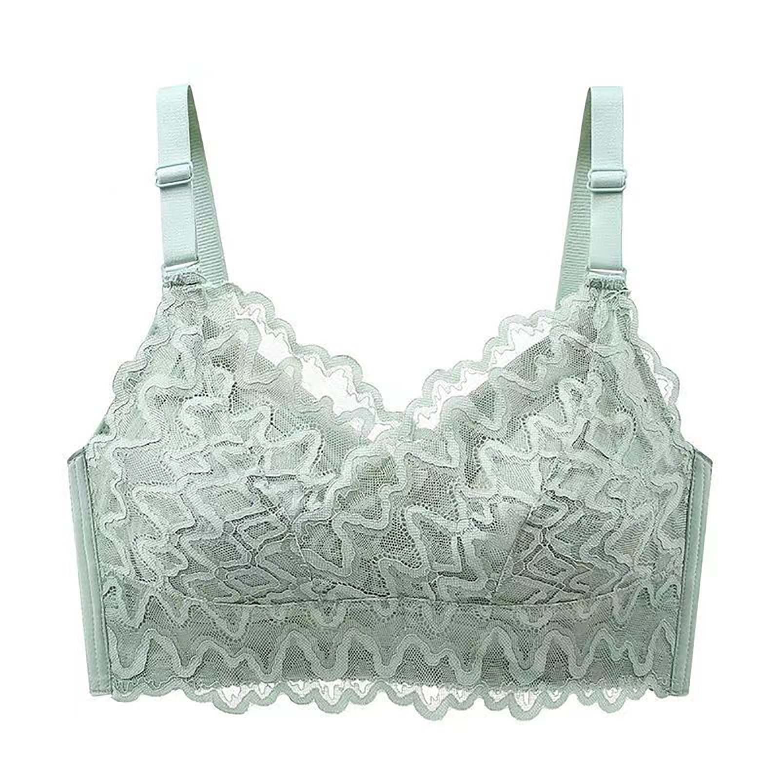 Siilsaa Push Up Bras for Women Women's Sexy Lace Non Padded Mesh ...