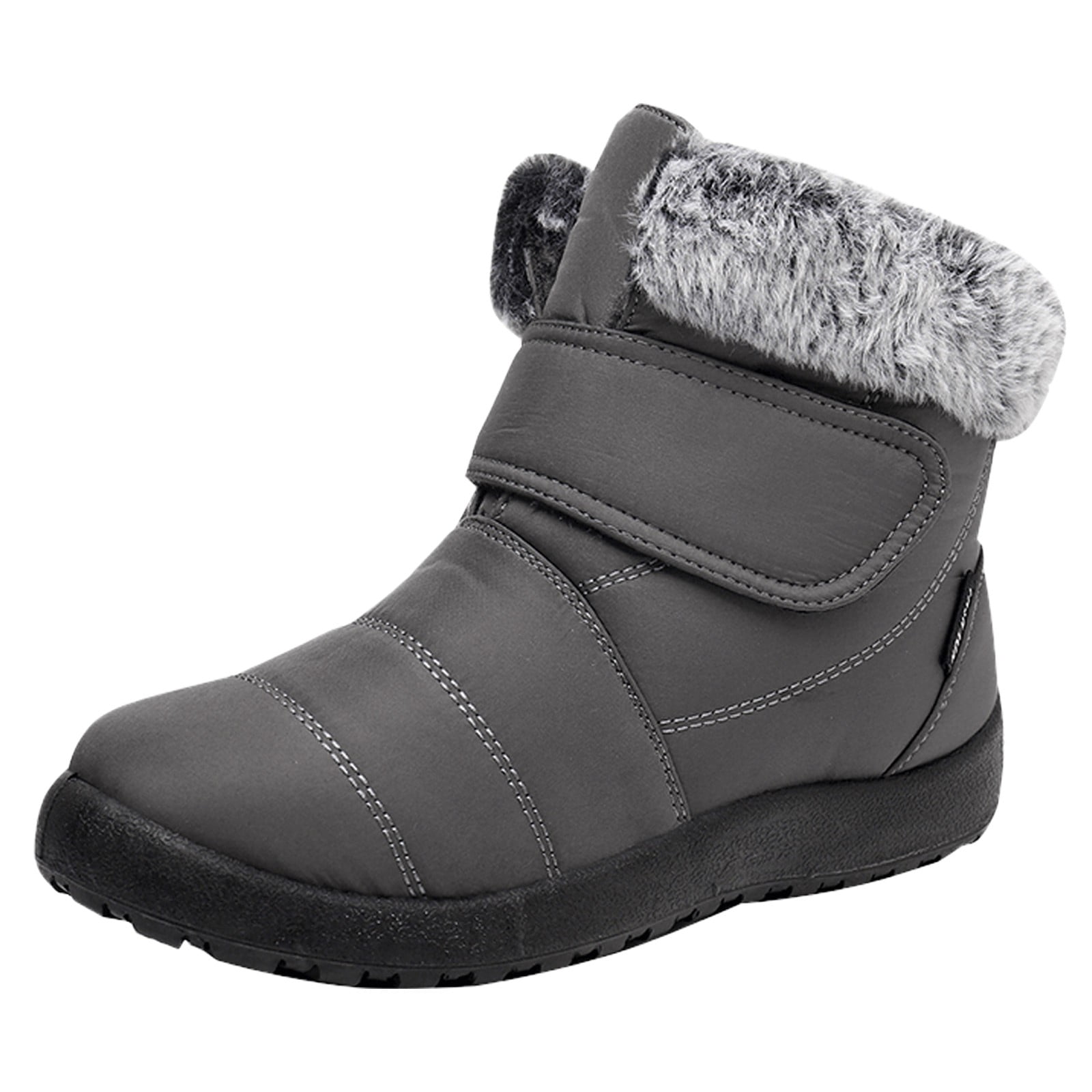 Siilsaa Snow Women Boots Men's Women's Winter Snow Boots, Warm Lined ...