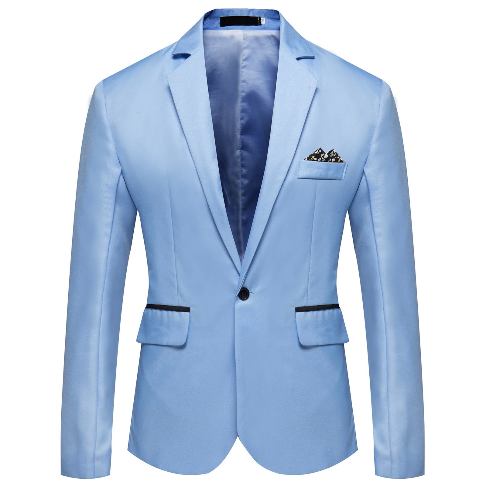Siilsaa Suit Jacket for Men Slim Fit Solid and Heathered Suit Separate ...