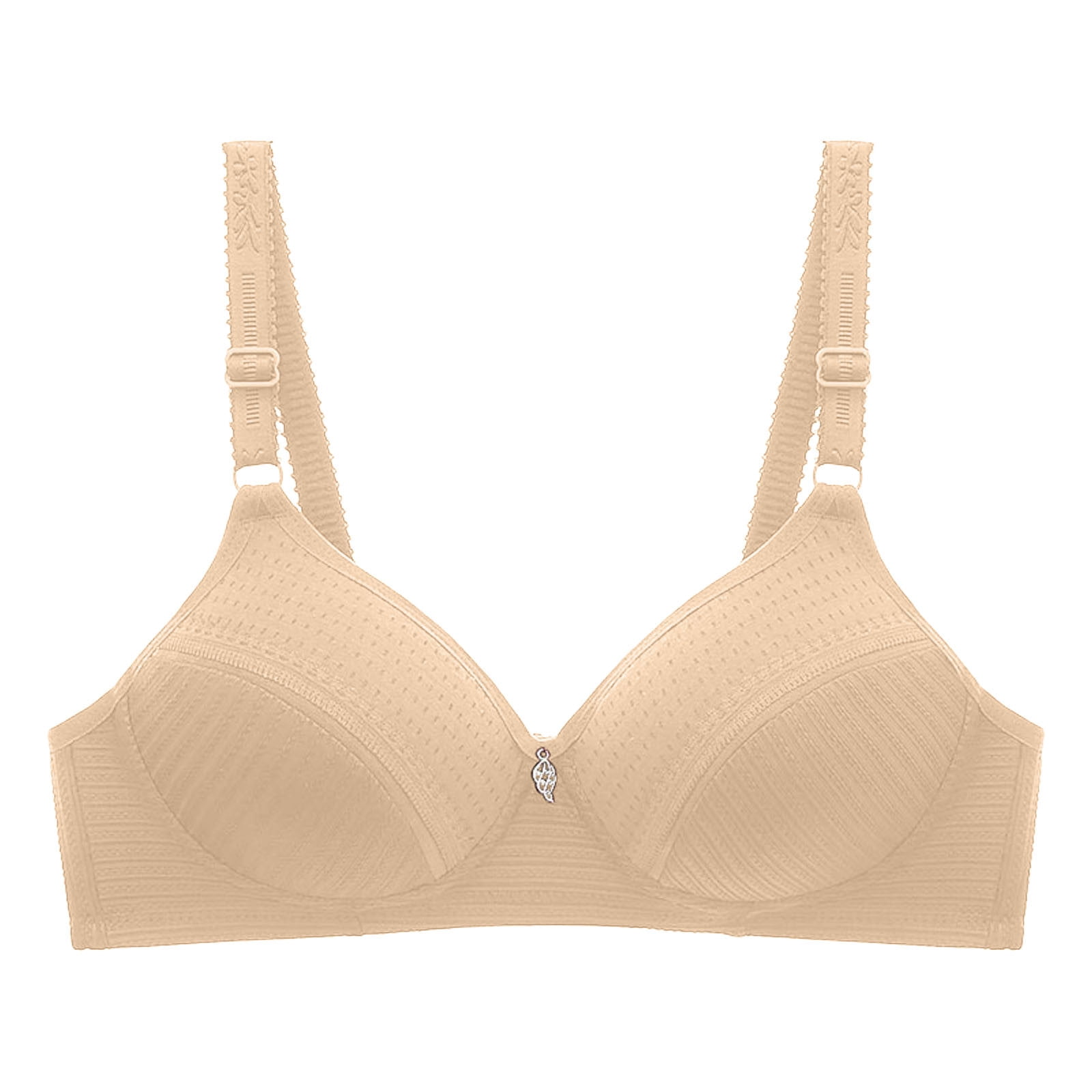 Siilsaa Wireless Bra for Women Sexy Unlined Balconette Demi-Cup ...