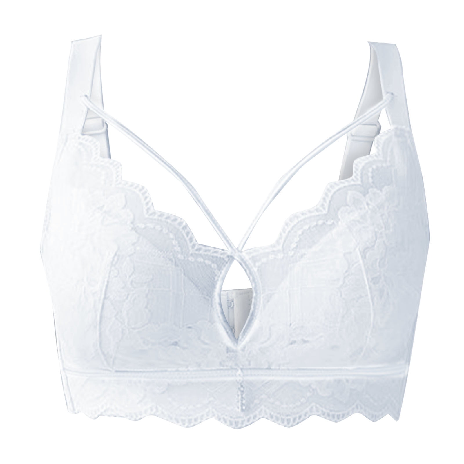 Siilsaa Woman Bras Women's Maximum Cleavage Underwire Push Up Bra White ...