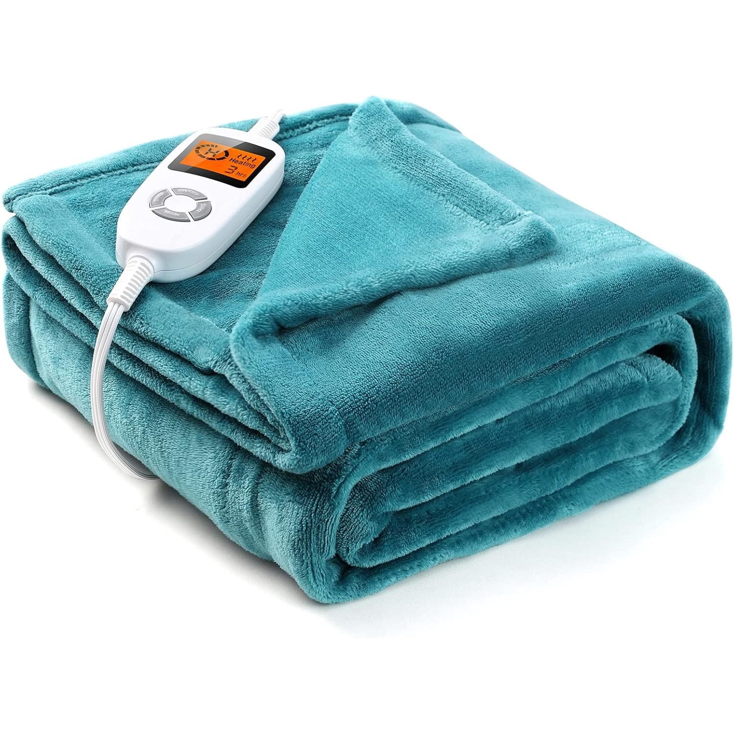 Siinsay Heated Blanket, Fast Heating Electric Blanket with 10 Heating ...