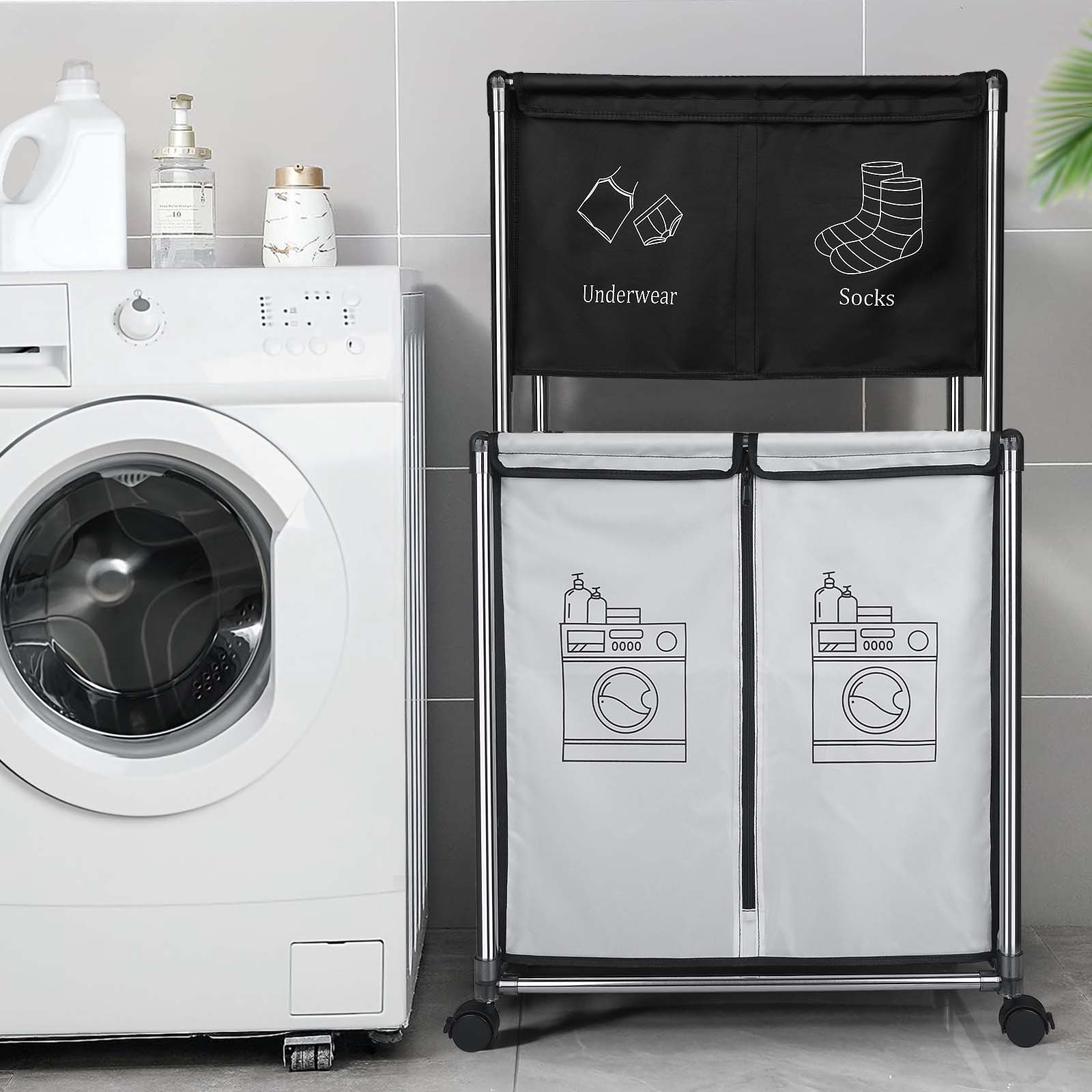 Cherry Three Drawer Hamper/Storage Unit - Walmart.com