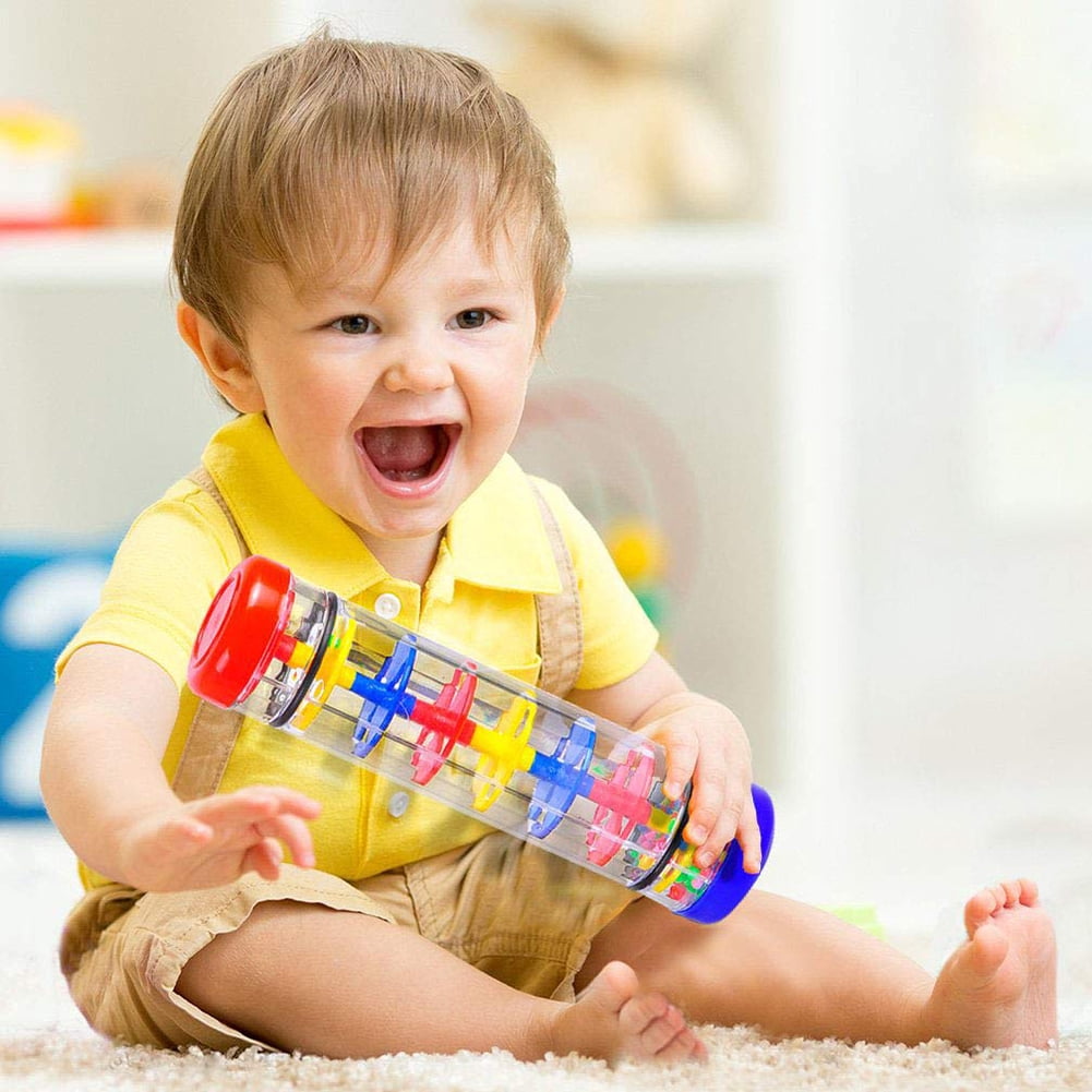Sijiali 1/2/3inch Kids Rainmaker Tube Stick Musical Percussion ...