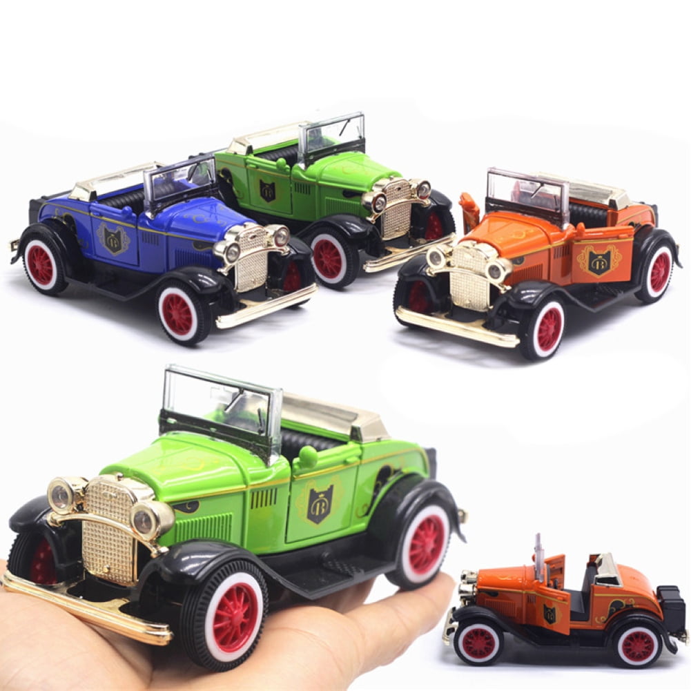 Sijiali 1/32 Classic Vintage Convertible Car Model Alloy Vehicle Sound ...
