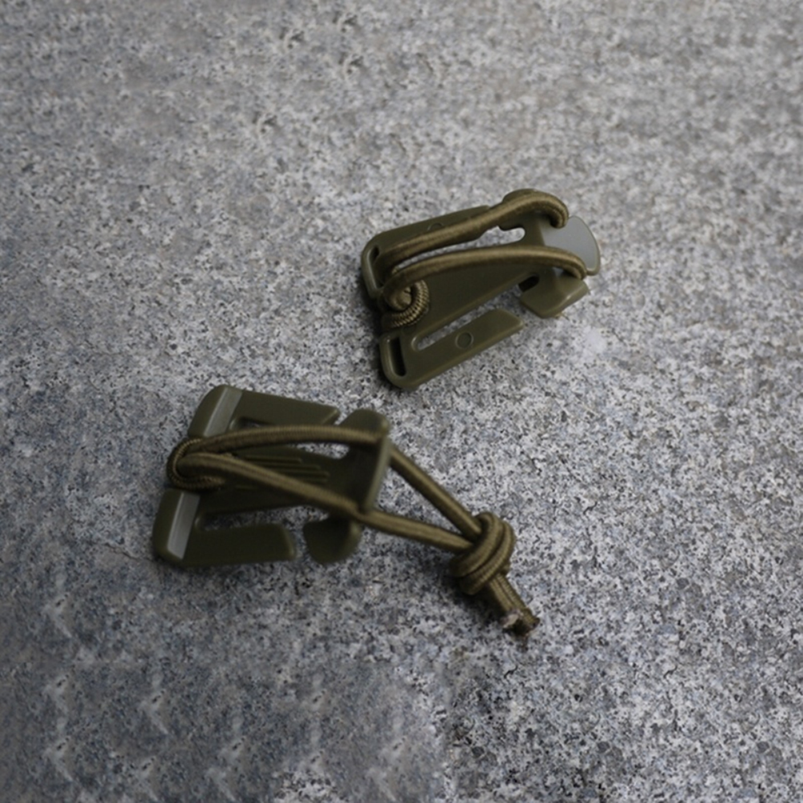 Sijiali 1 Pair Hanging Buckles Mini Elastic Cord Nylon Strap Webbing ...