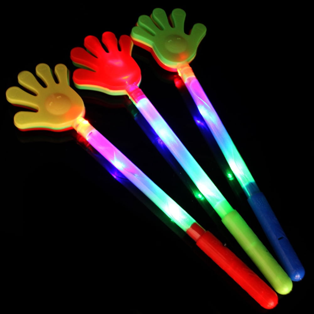 Sijiali 1Pc Flash LED Hands Clap Luminous Palm Clapping Kids Toy Party ...