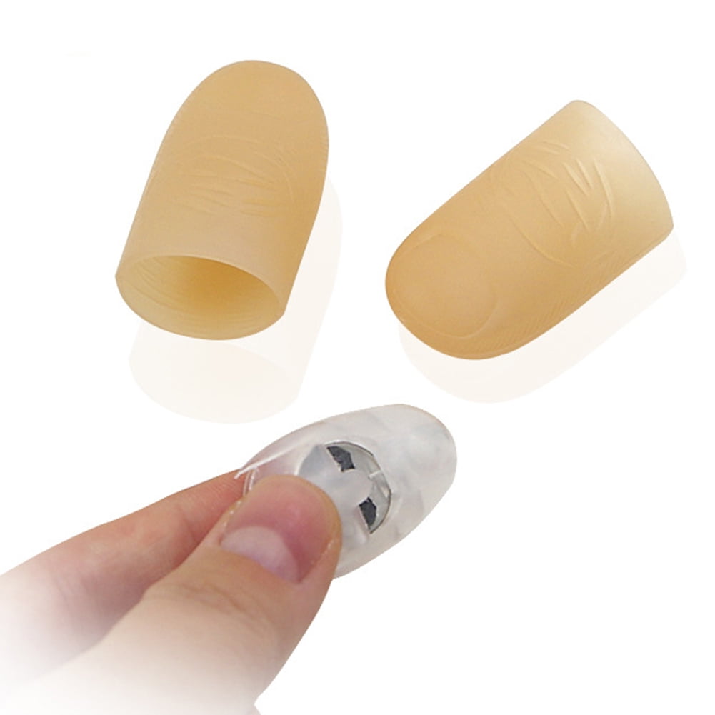 Sijiali 2Pcs LED Light up Finger Thumb Tips Kuso Prank Magic Party ...