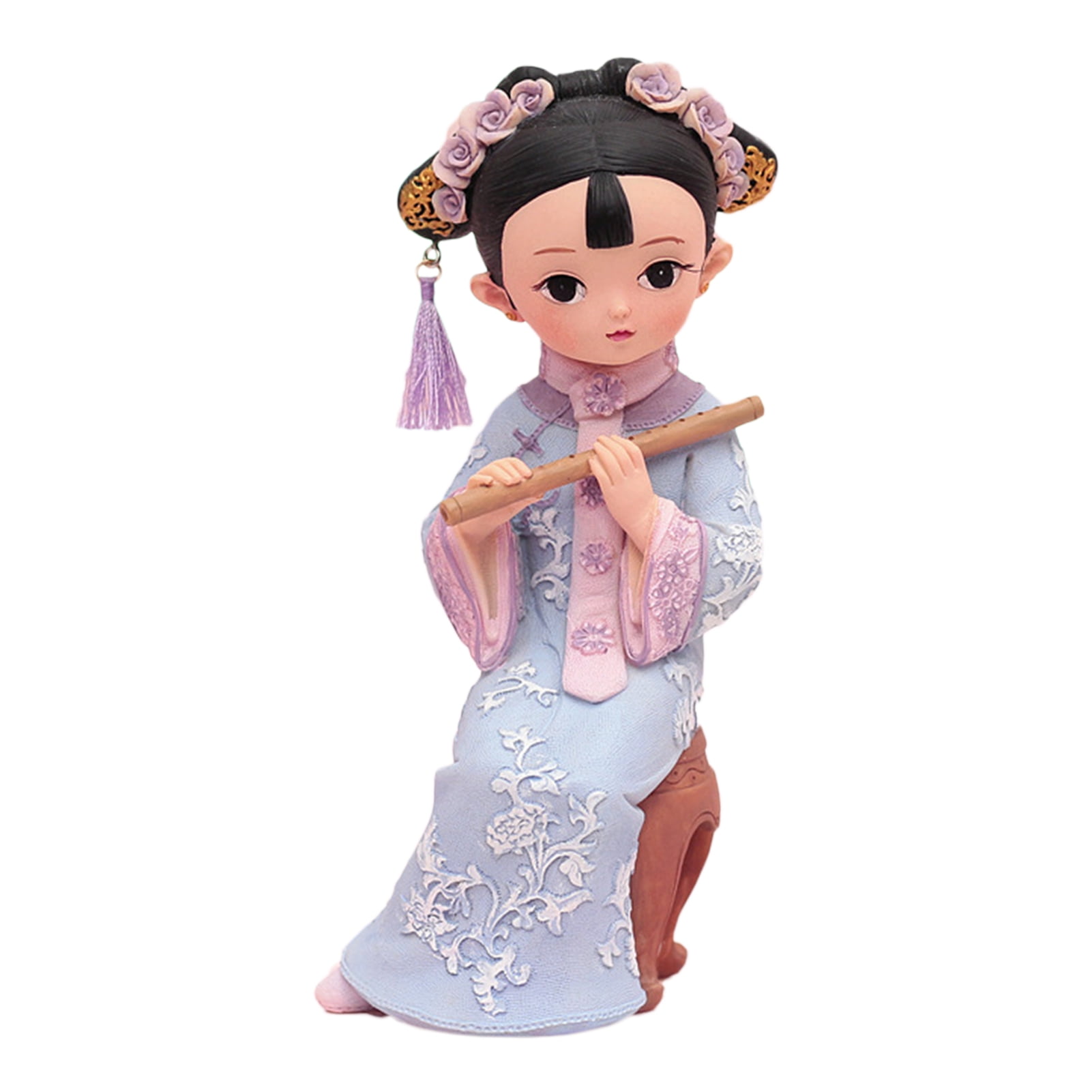 Sijiali Anime Figure Chinese Vintage Style Decorative Resin Cartoon ...