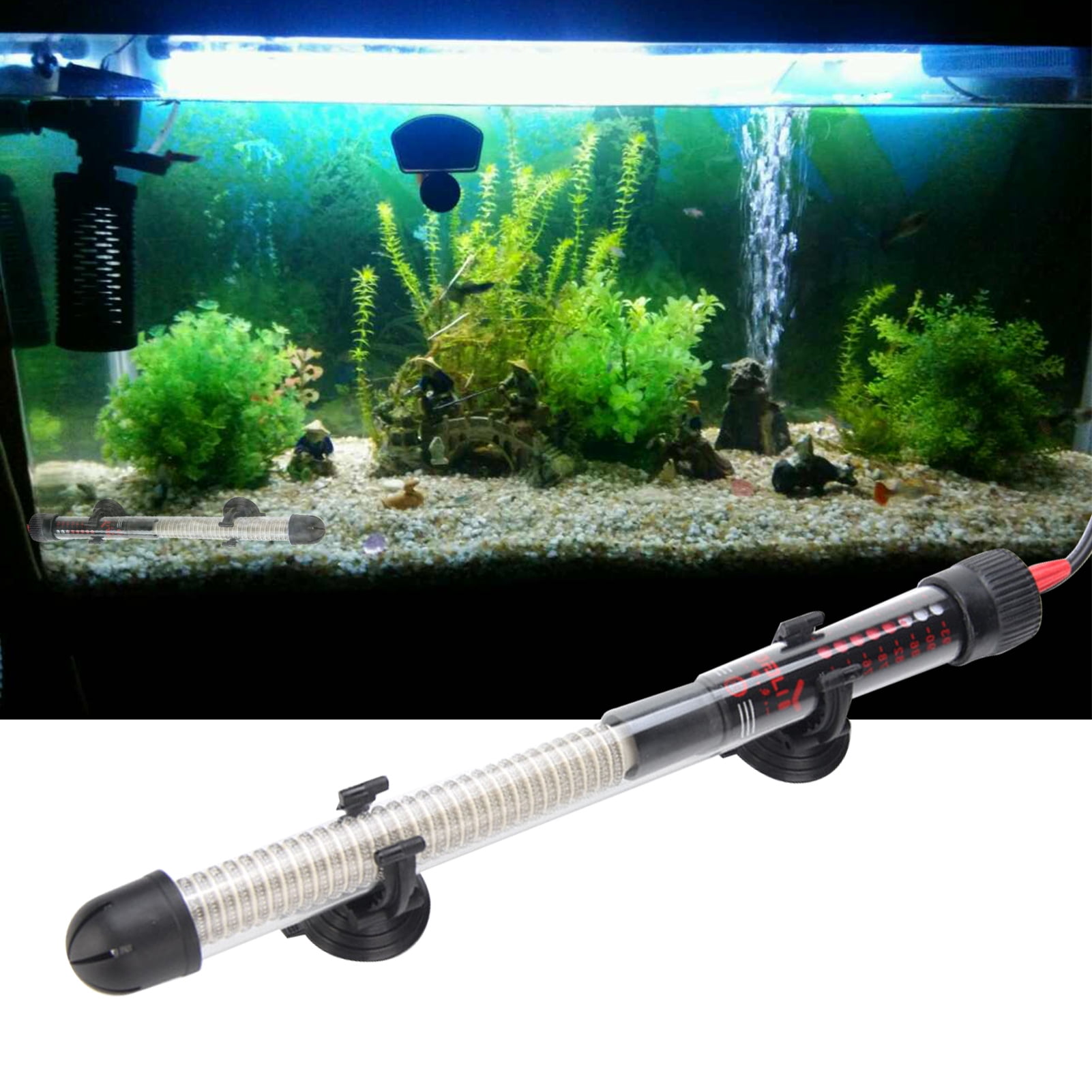 Sijiali Aquarium Heater Visble Temperature Setting Heating Insulation ...