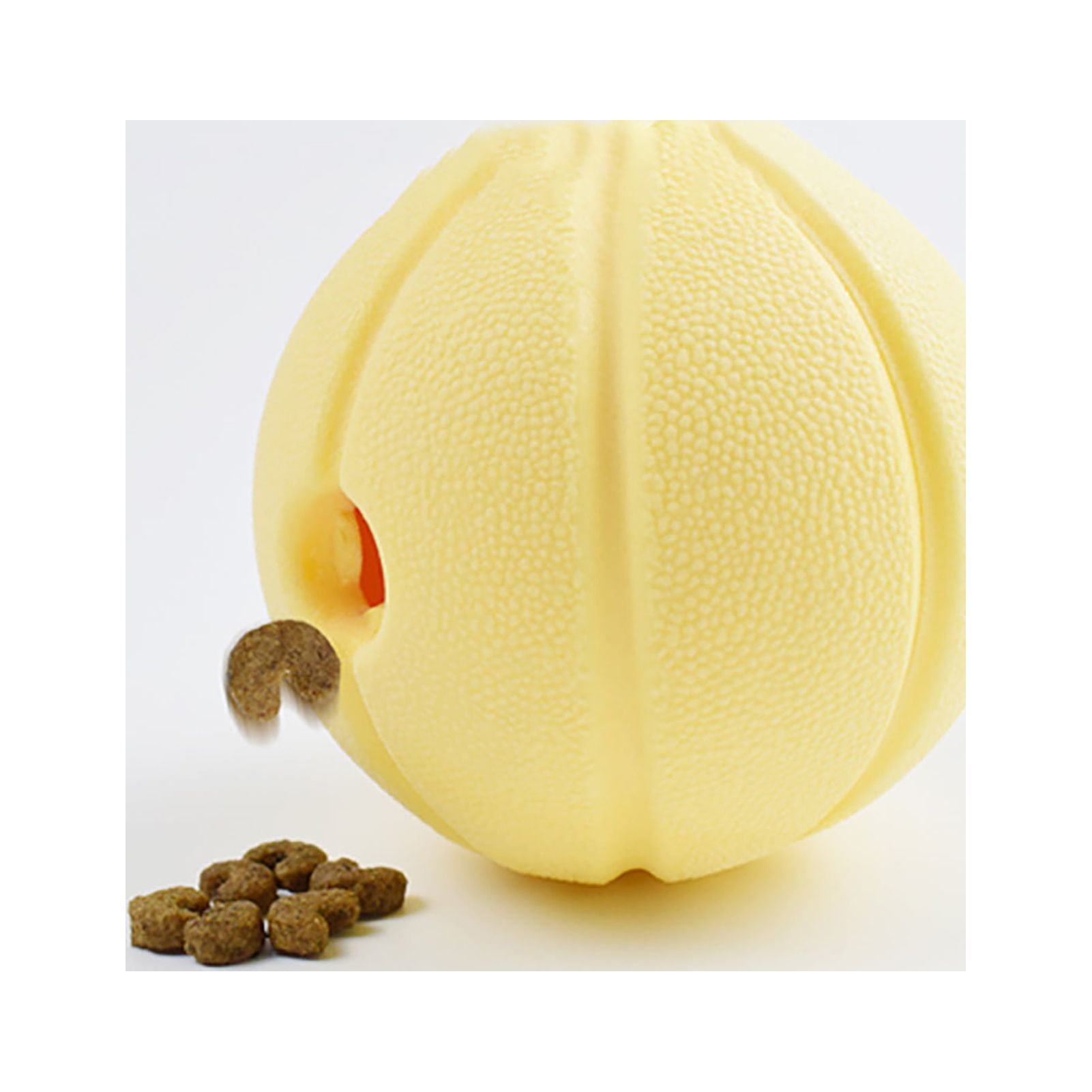 Sijiali Chew Toy Ball Leaking Food Molar TPR Cleaning Teeth Bite Sound ...