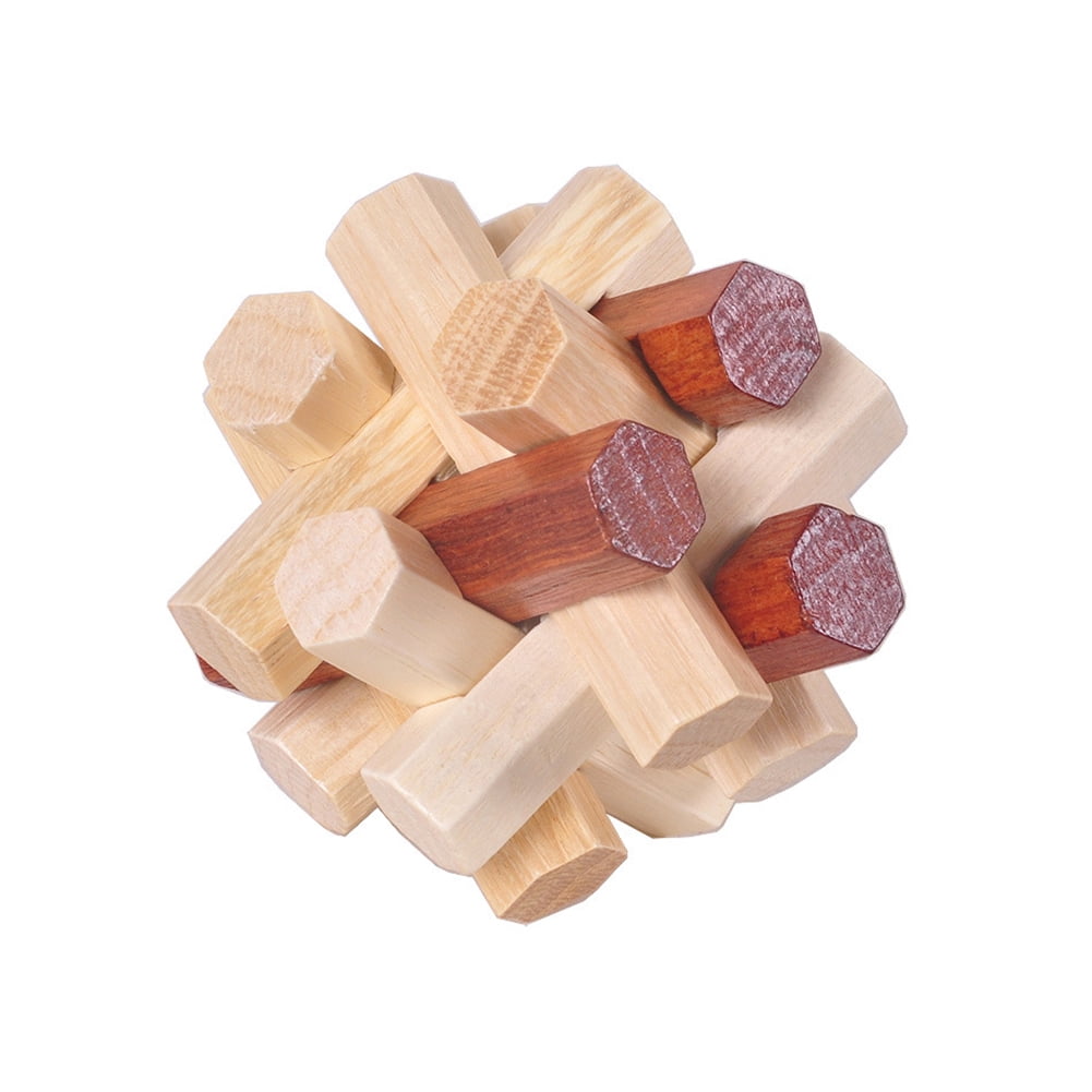 Sijiali Classic Luban Lock Puzzle Game Brain Teaser Adult Kids Training ...