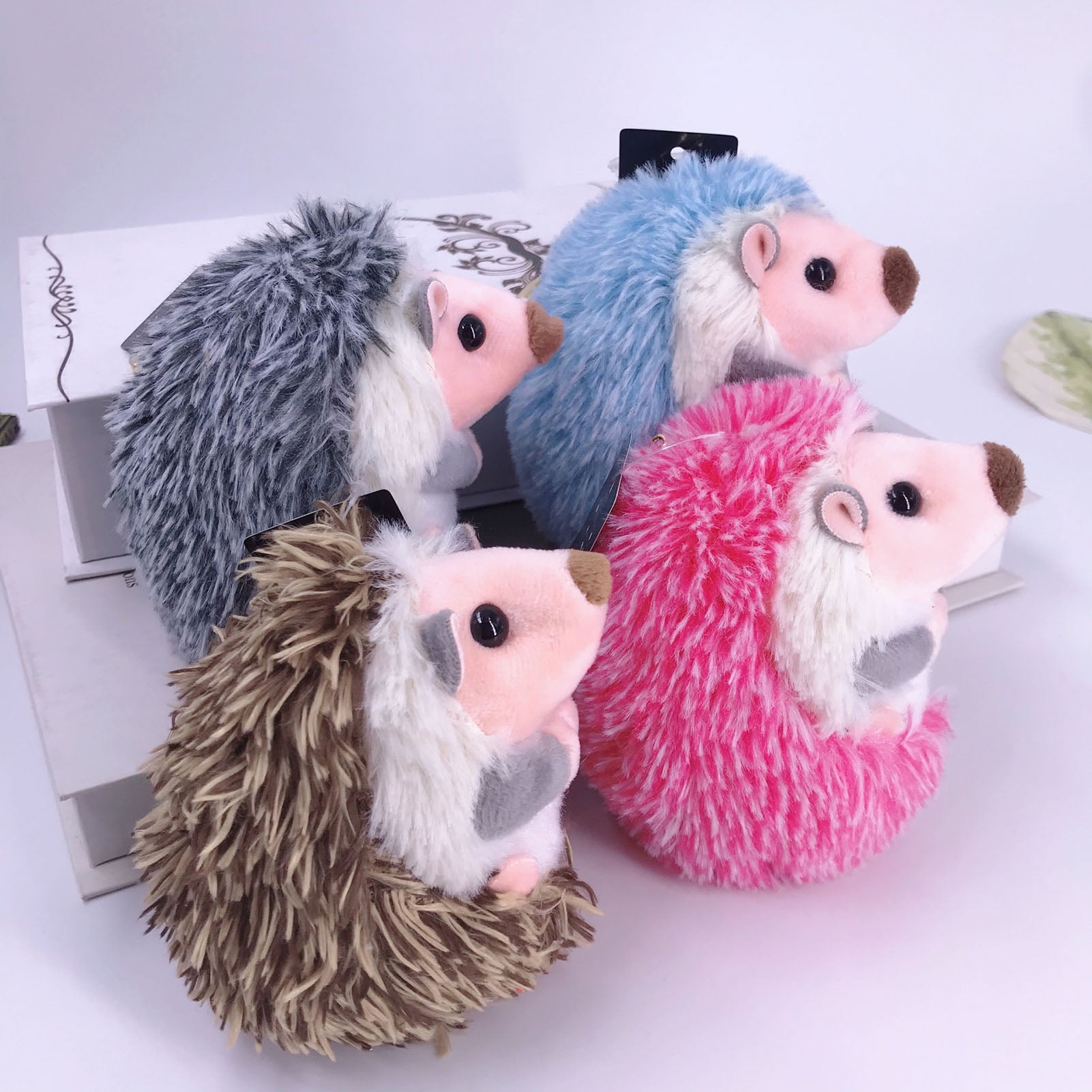 Sijiali Cute Cartoon Hedgehog Soft Plush Doll Backpack Bag Hanging ...