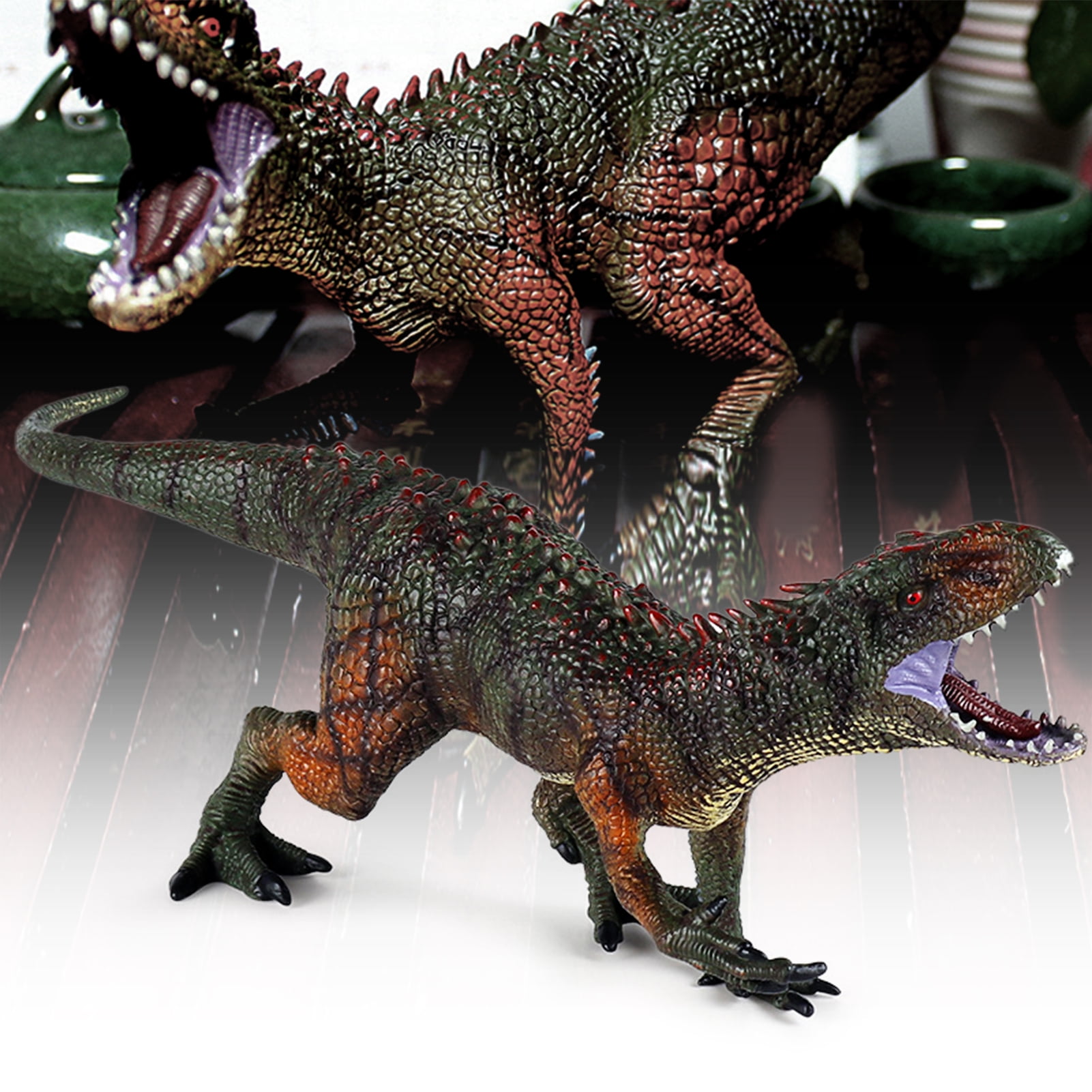 Sijiali Dinosaur Figurine Hand-painted Solid Structure High Simulated ...