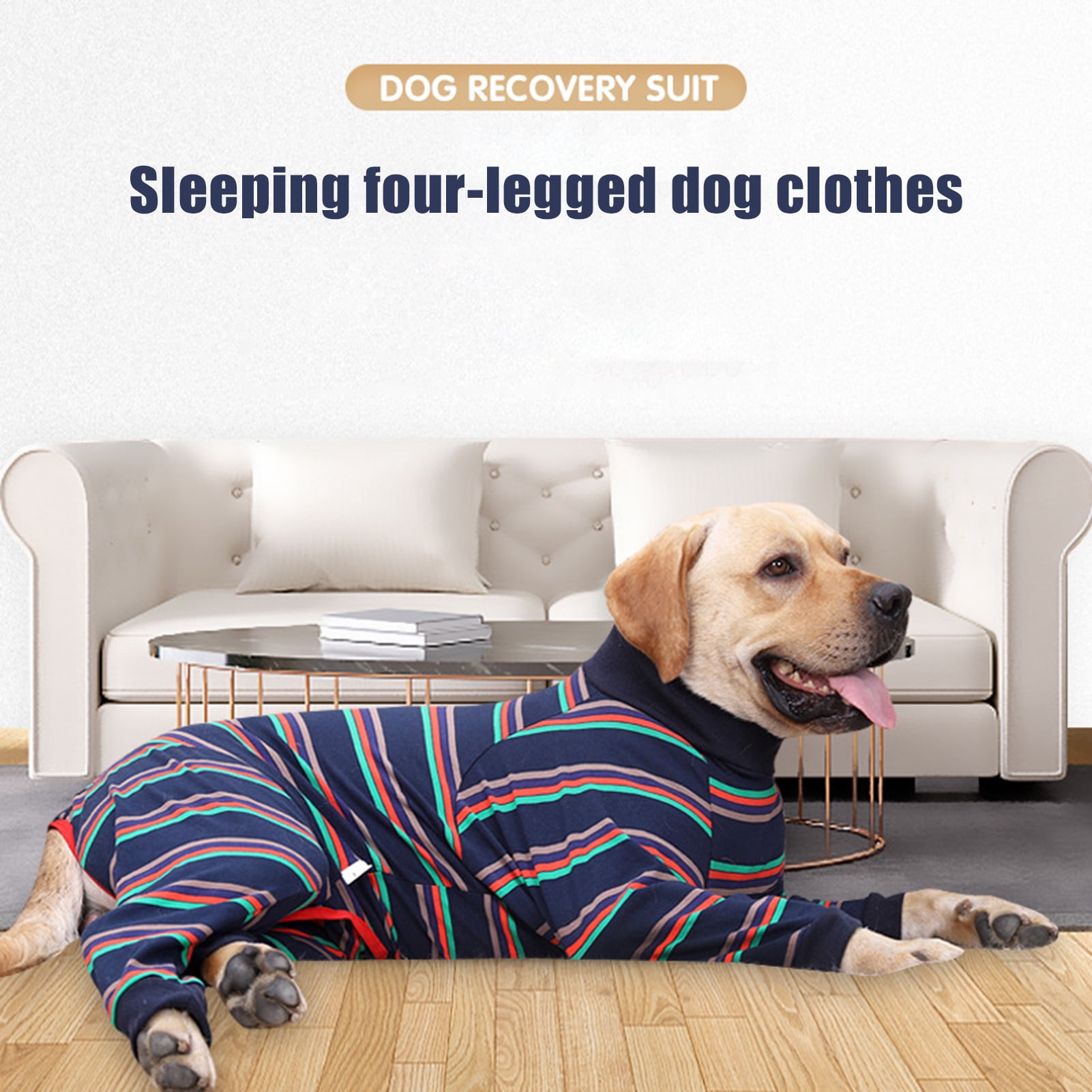 Sijiali Dog Weaning Suit Elastic Wound Recovery Cotton Four-legged Pet ...