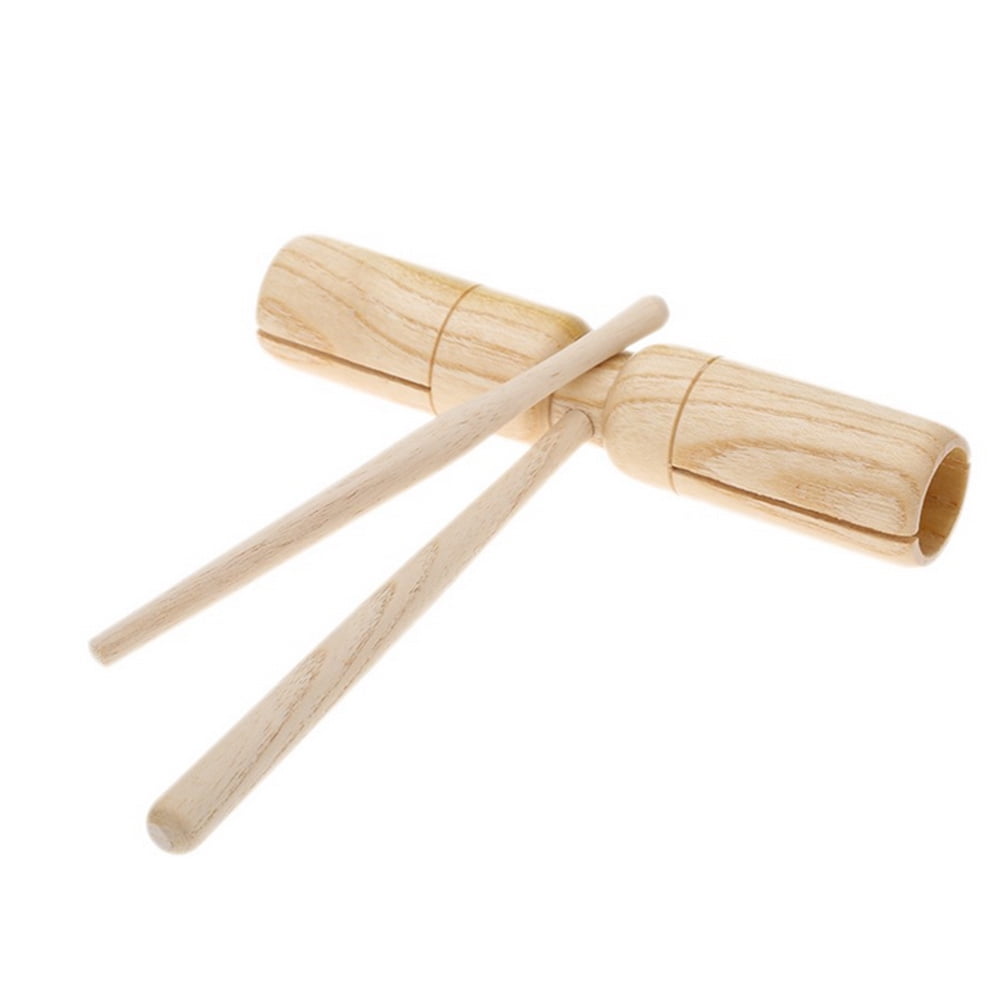 Sijiali Hand-held Wooden Kids Children Sound Musical Knock Toy ...