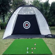 Golf Practice Cage Indoor/Outdoor Hitting Net/Backstop - Walmart.com