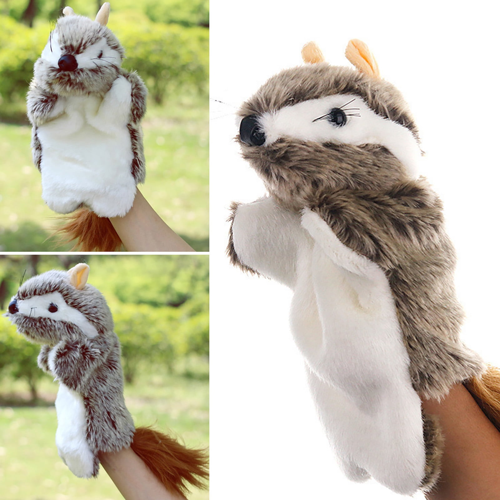 Sijiali Lovely Mouse Animal Doll Plush Sleeve Hand Puppet Storytelling ...