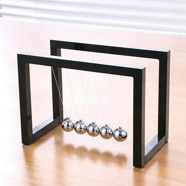 US 1-2 Pack Newtons Cradle Pendulum Motion Desk Swinging Kinetic Balls ...