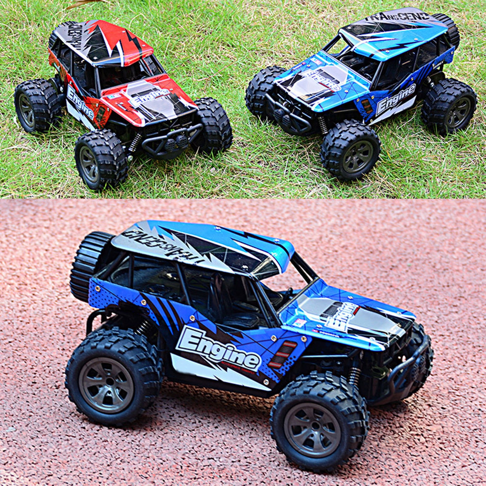 Sijiali Off-Road Trucks Simulation Remote Control Kids Toy Car Electric ...