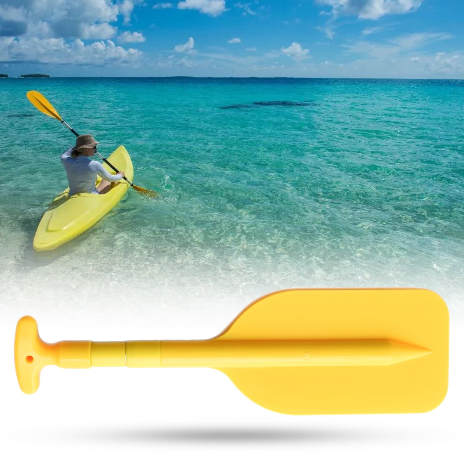 Sijiali Outdoor T-handle Telescopic Paddle Detachable Retractable Oar ...
