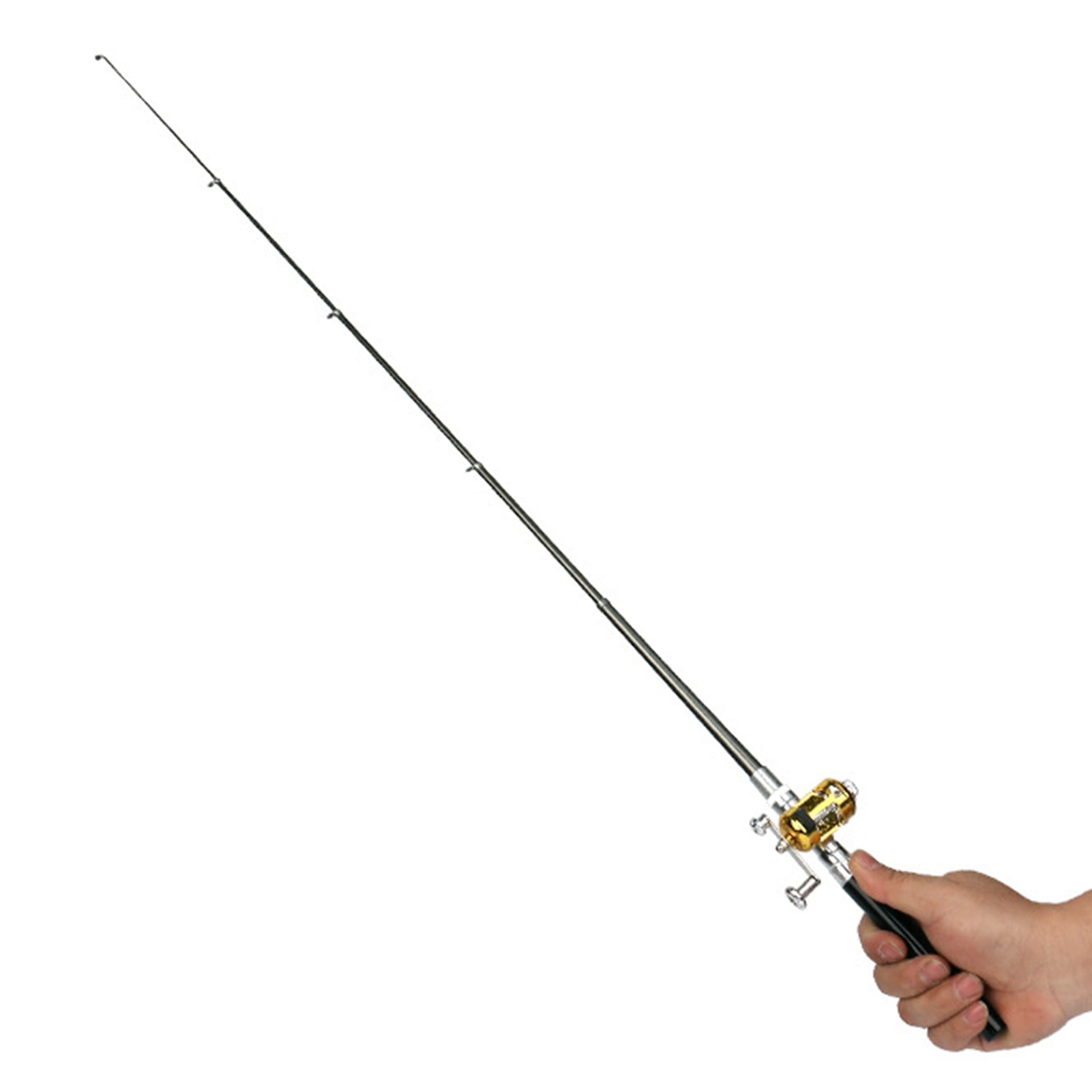 Sijiali Portable Telescopic Pole Pen Shape Folded River Lake Fishing ...