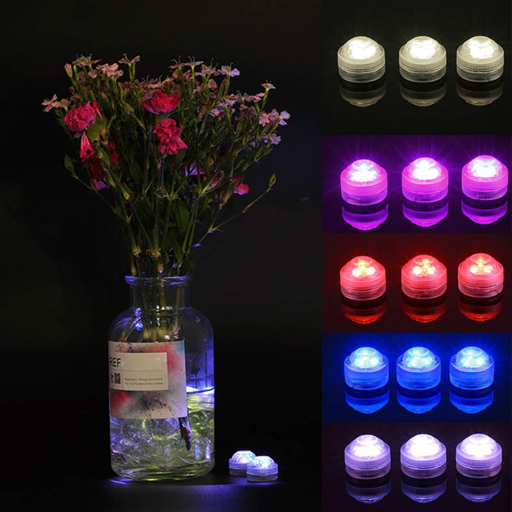 Sijiali Remote Control Color Change Round Aquarium LED Light ...