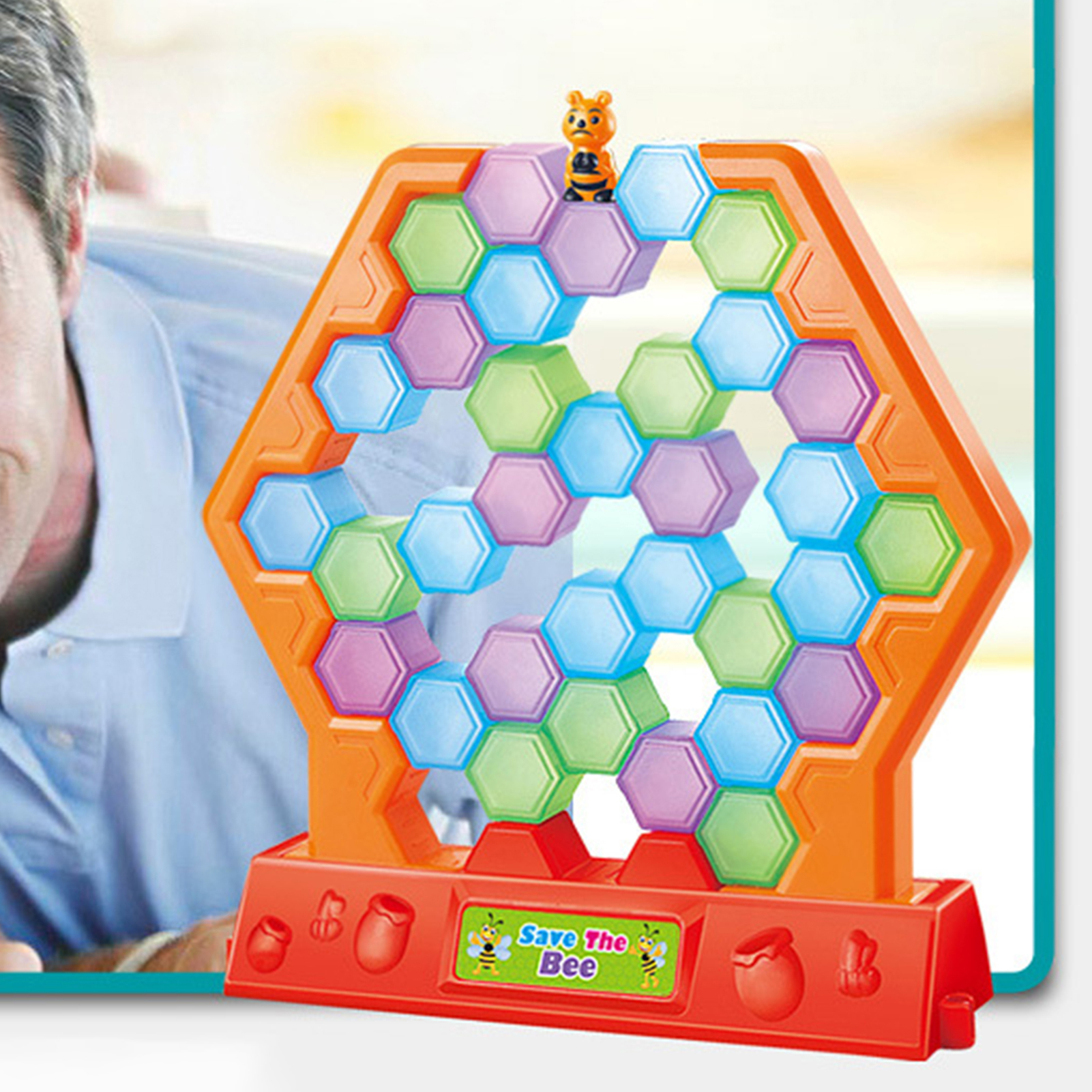 Sijiali Saving The Bee Demolition Board Game Parent-child Interactive ...