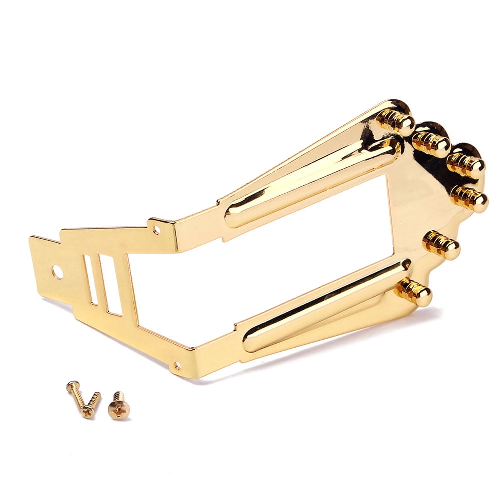 Sijiali Stylish Gypsy Jazz Acoustic Guitar Tailpiece Bridge Musical ...