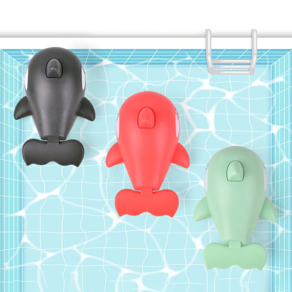 Sijiali Summer Cute Wind Up Clockwork Water Spray Whale Baby Swimming ...