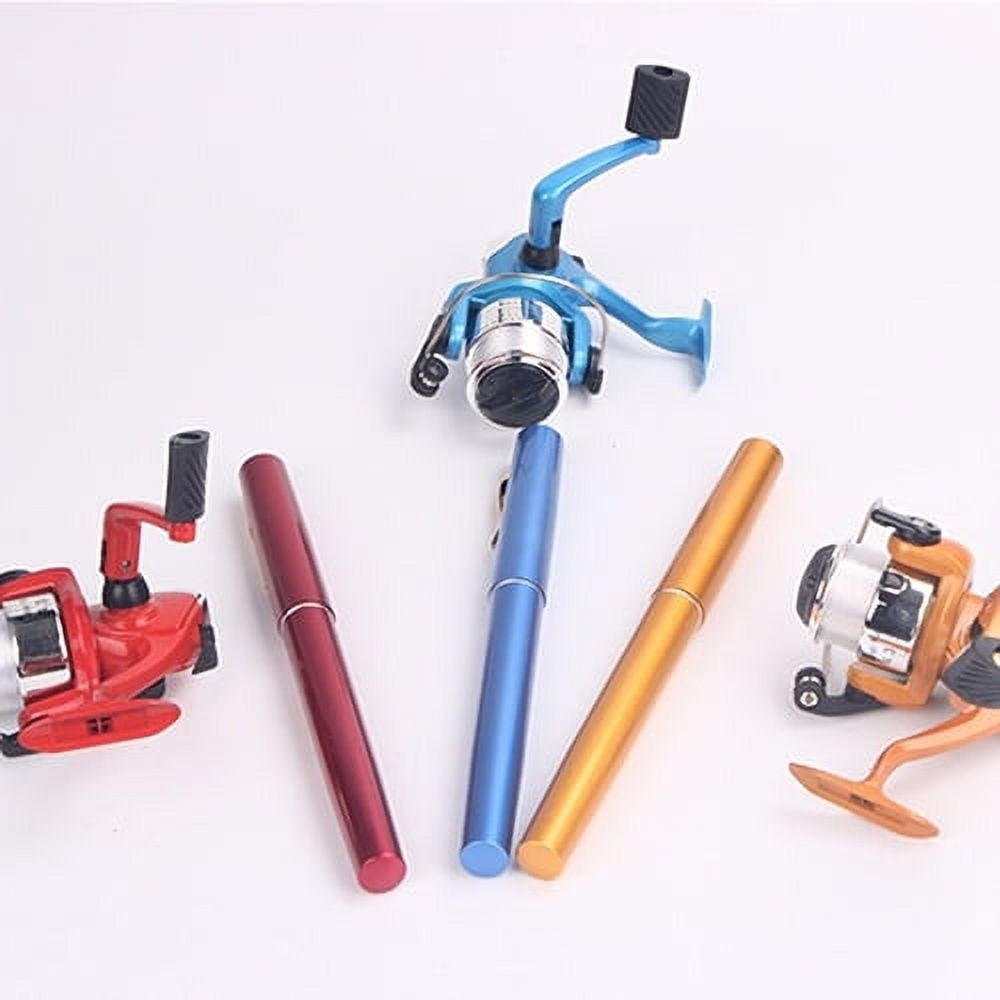 Sijiali Telescopic Mini Pen Shape Portable Pocket Fish Spinning Rod ...