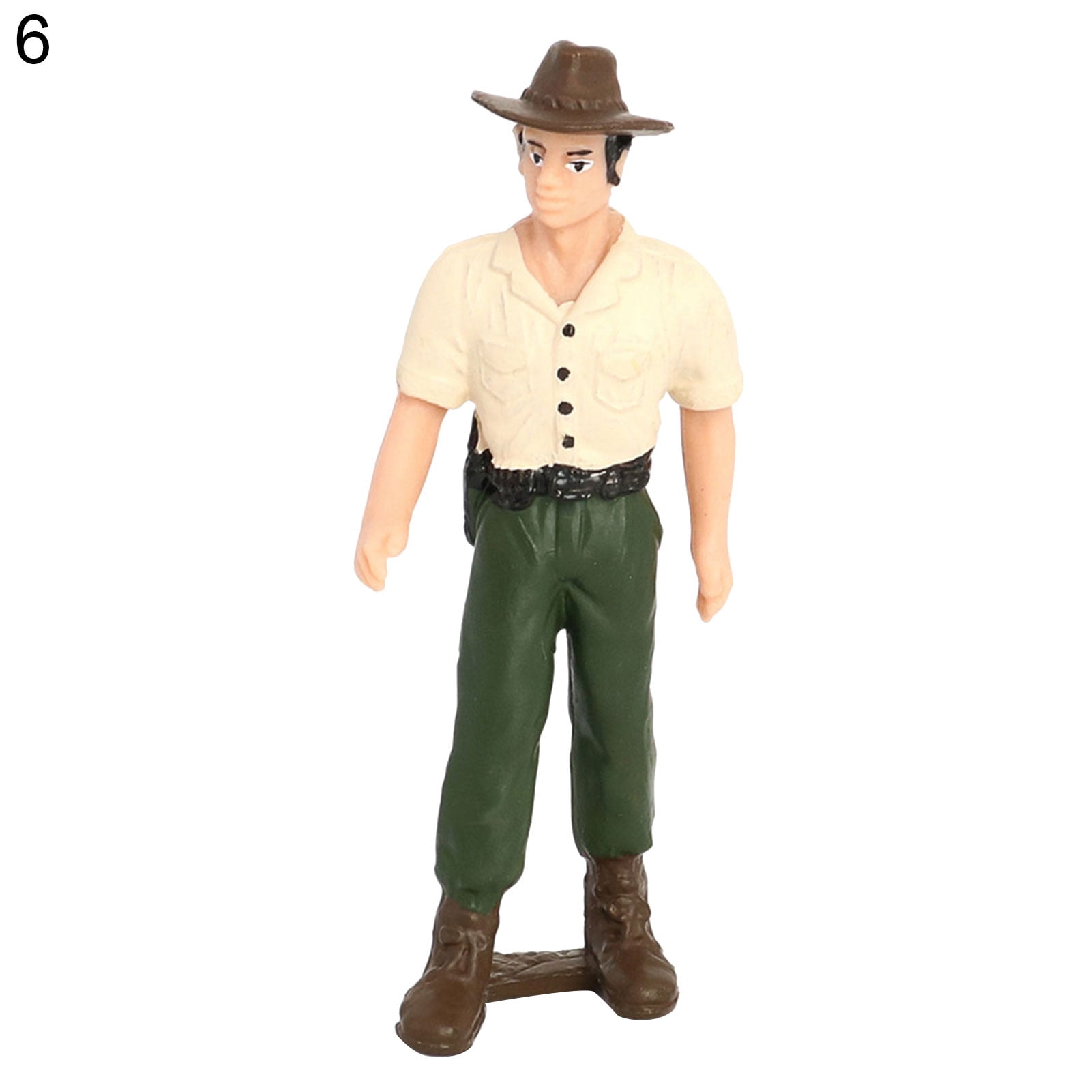 Sijiali Worker Farmer Action Figure PVC Model Simulation Figurine Mold ...