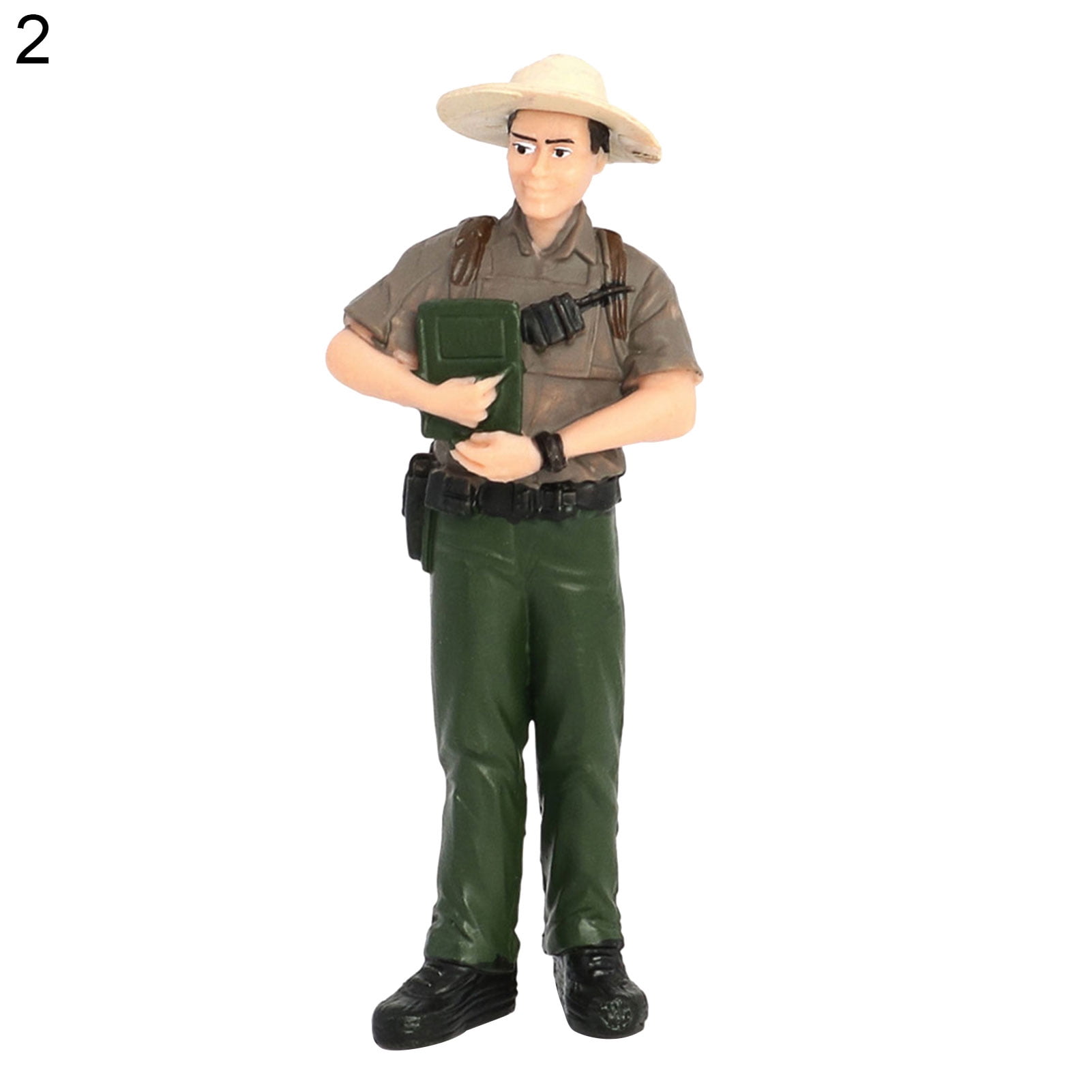 Sijiali Worker Farmer Action Figure PVC Model Simulation Figurine Mold ...