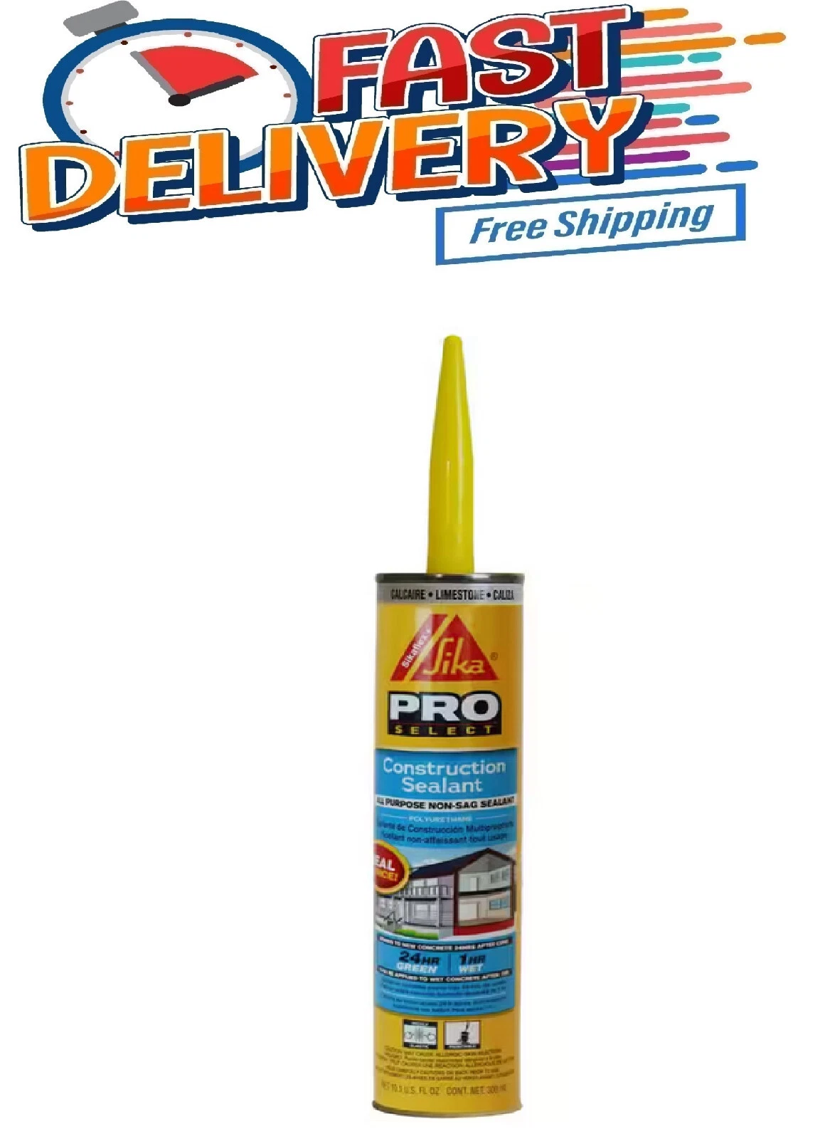 Sika 10.1 Fl. Oz. Sikaflex All Purpose Non-Sag Construction Sealant In ...