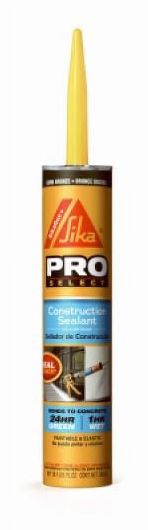 Sika 515310 Pro Select 10.1 oz Tube of Dark Bronze Construction Sealant ...