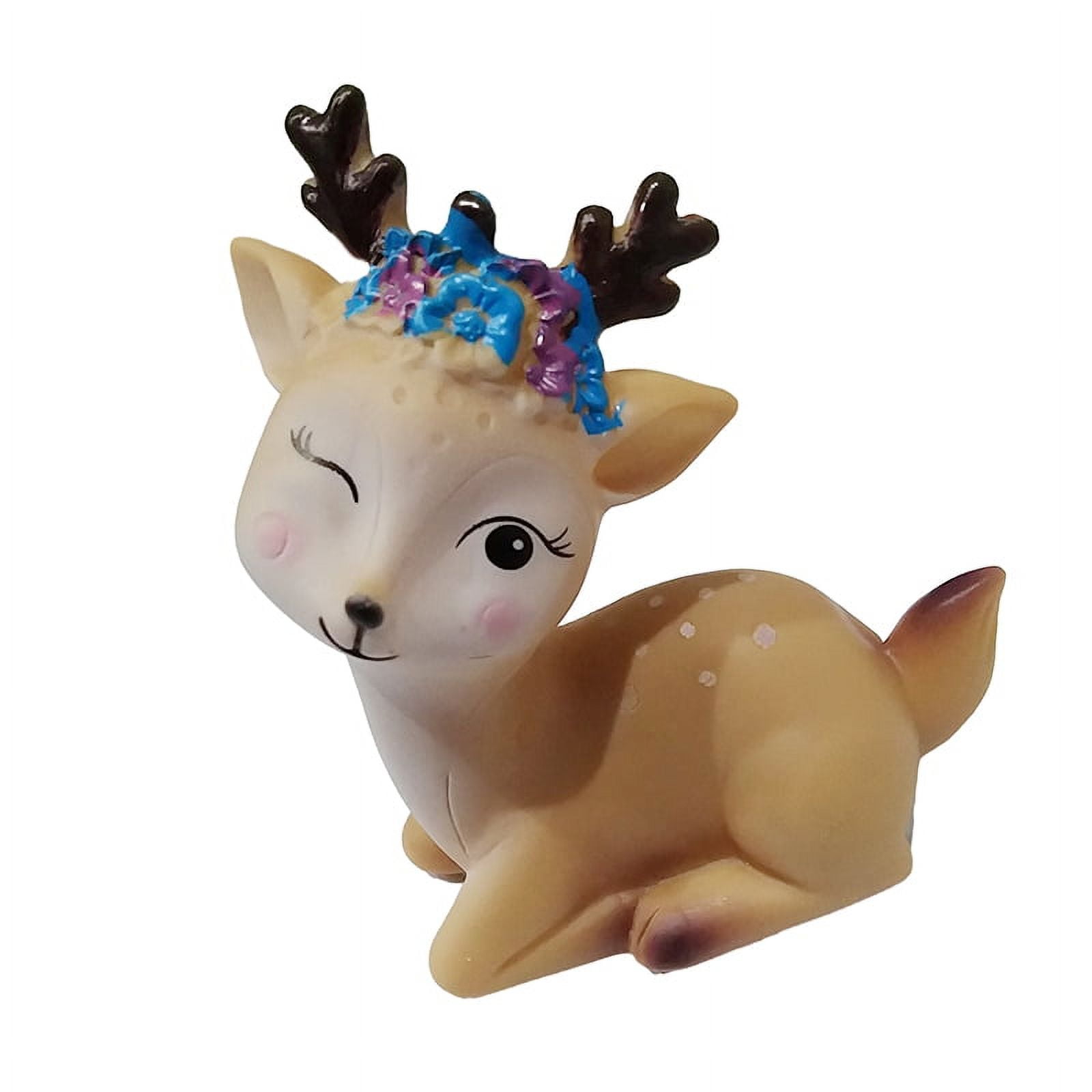 Sika Deer Baking Cake Topper Decoration Miniatures Fairy Garden ...