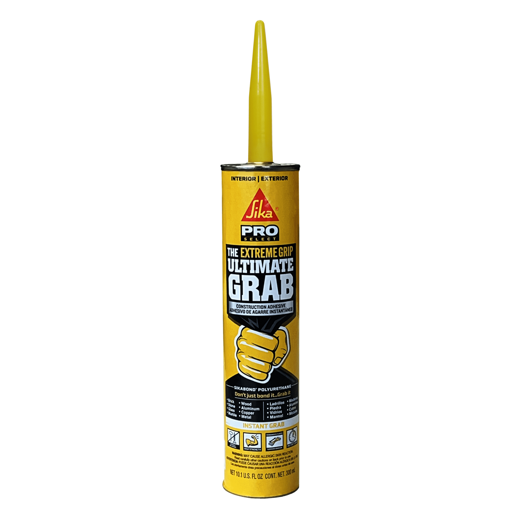 Sika SikaBond - Ultimate Grab Polyurethane Adhesive - Indoor/Outdoor ...