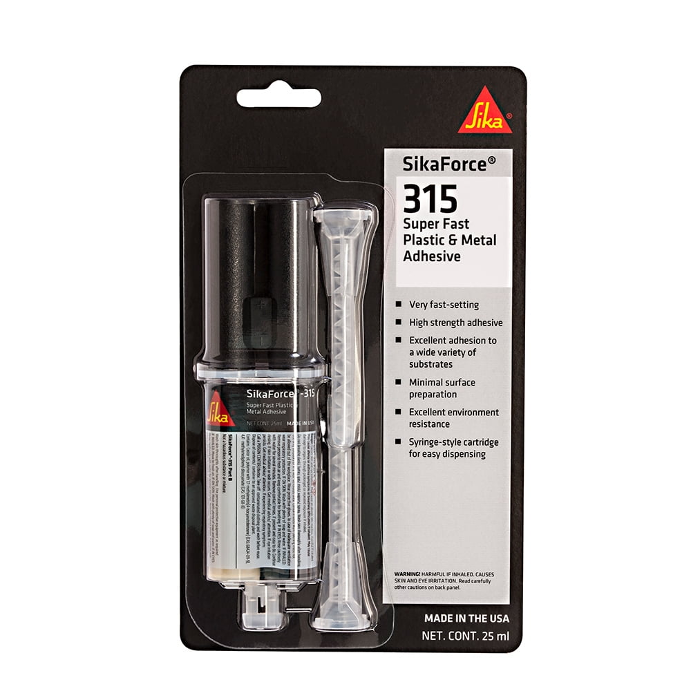 Sika SikaForce-315 Black 25ml Cartridge [613773] - Walmart.com