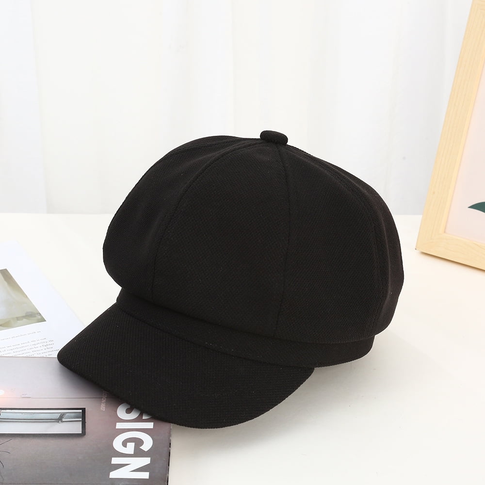 SikaFu Autumn And Winter Retro Fashion Octagonal Hats Female New Big ...