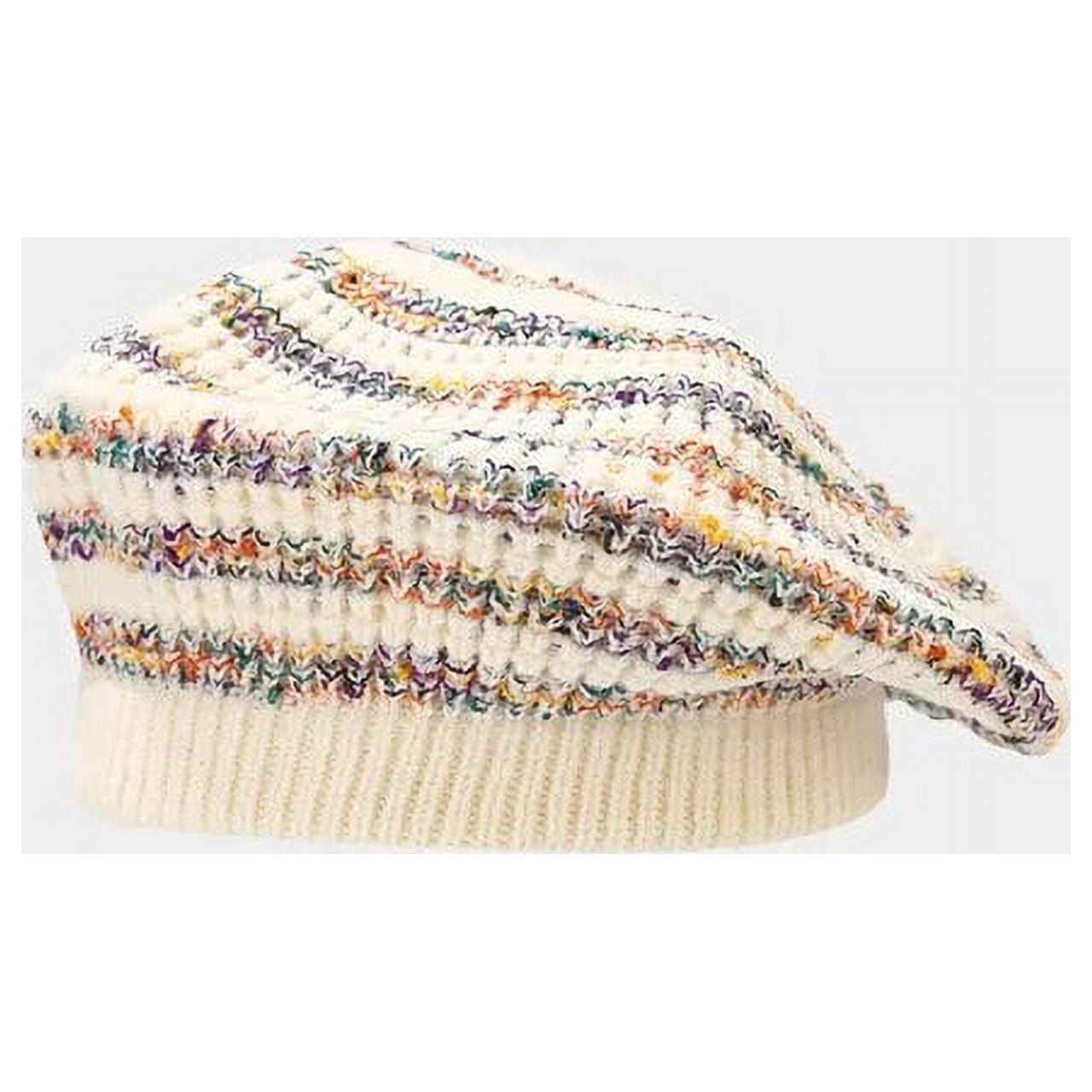 SikaFu Autumn and Winter Acrylic Knit Cap Beret Painter Hat Octagonal ...