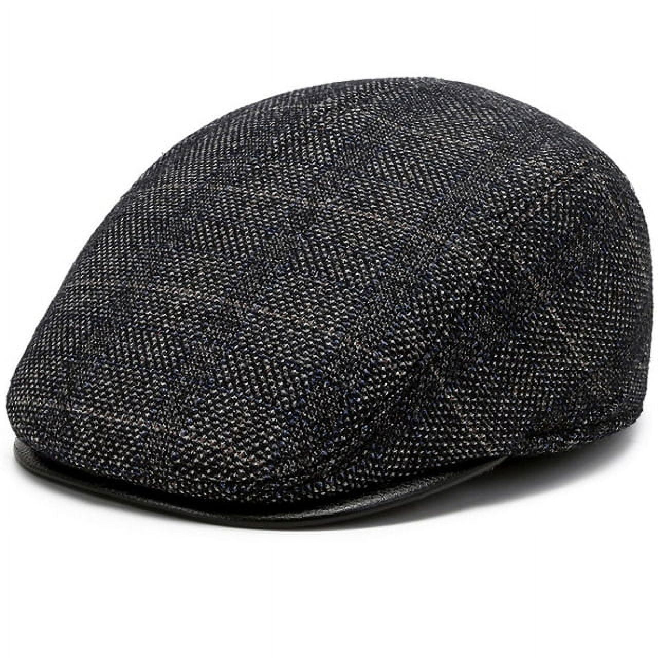 SikaFu Beret Cap Autumn Winter Hat Vintage Plaid Wool Beret Hats with ...