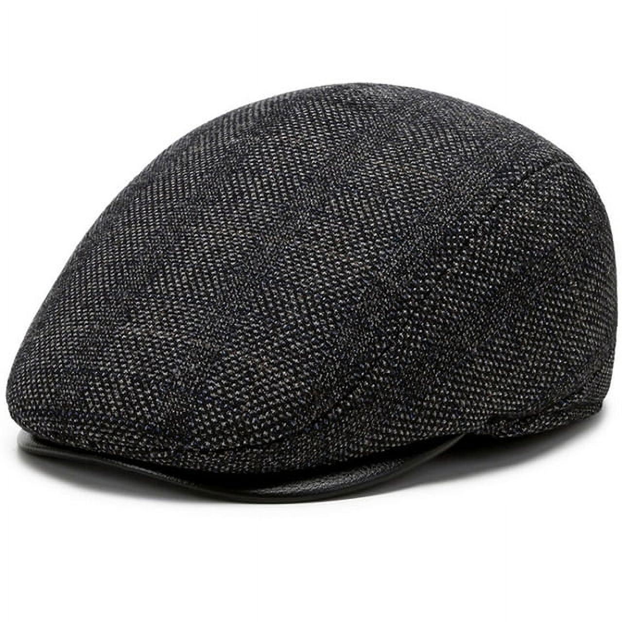 SikaFu Beret Cap Autumn Winter Hat Vintage Plaid Wool Beret Hats with ...