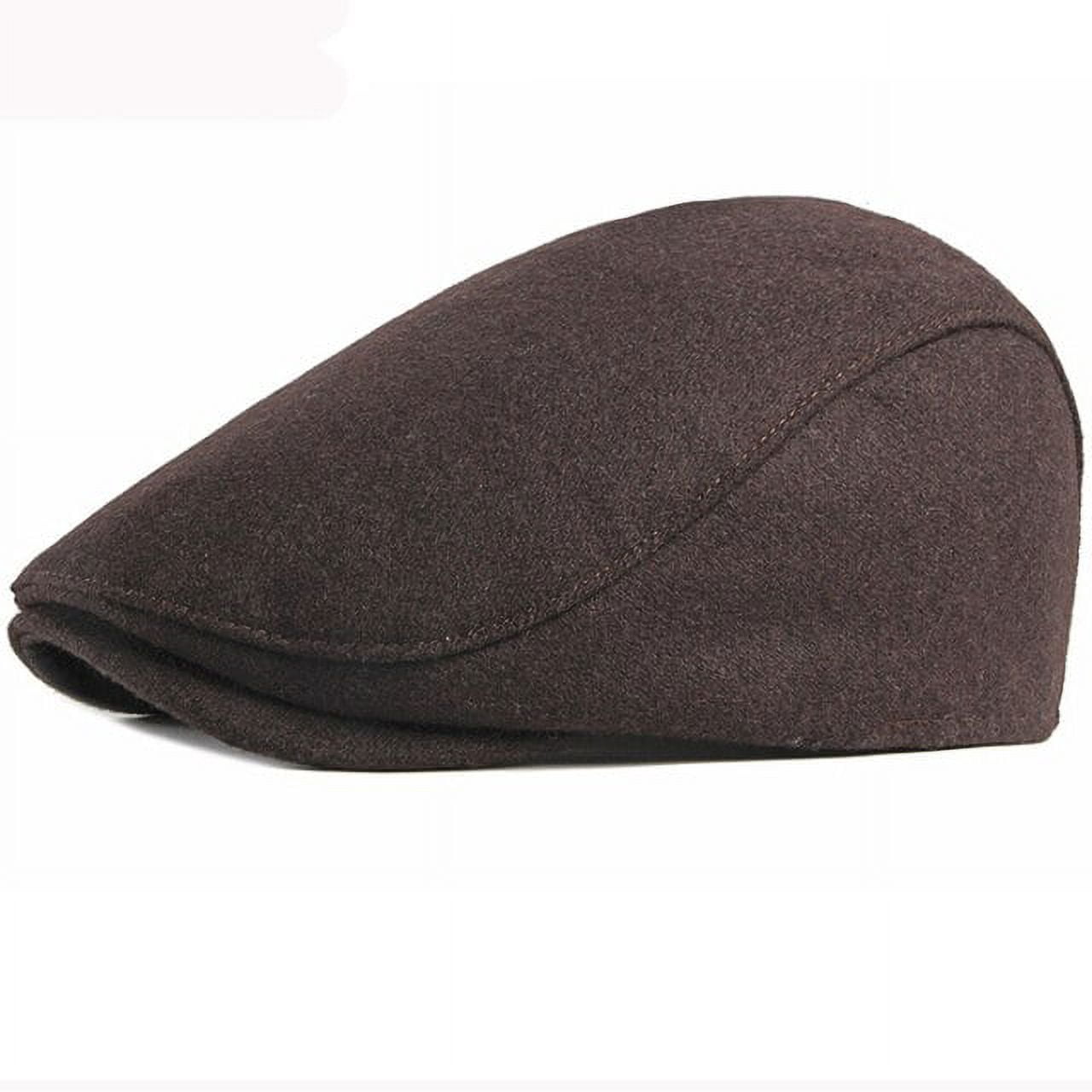 SikaFu Beret Cap Autumn Winter Wool Hat Solid Artist Painter Hat ...