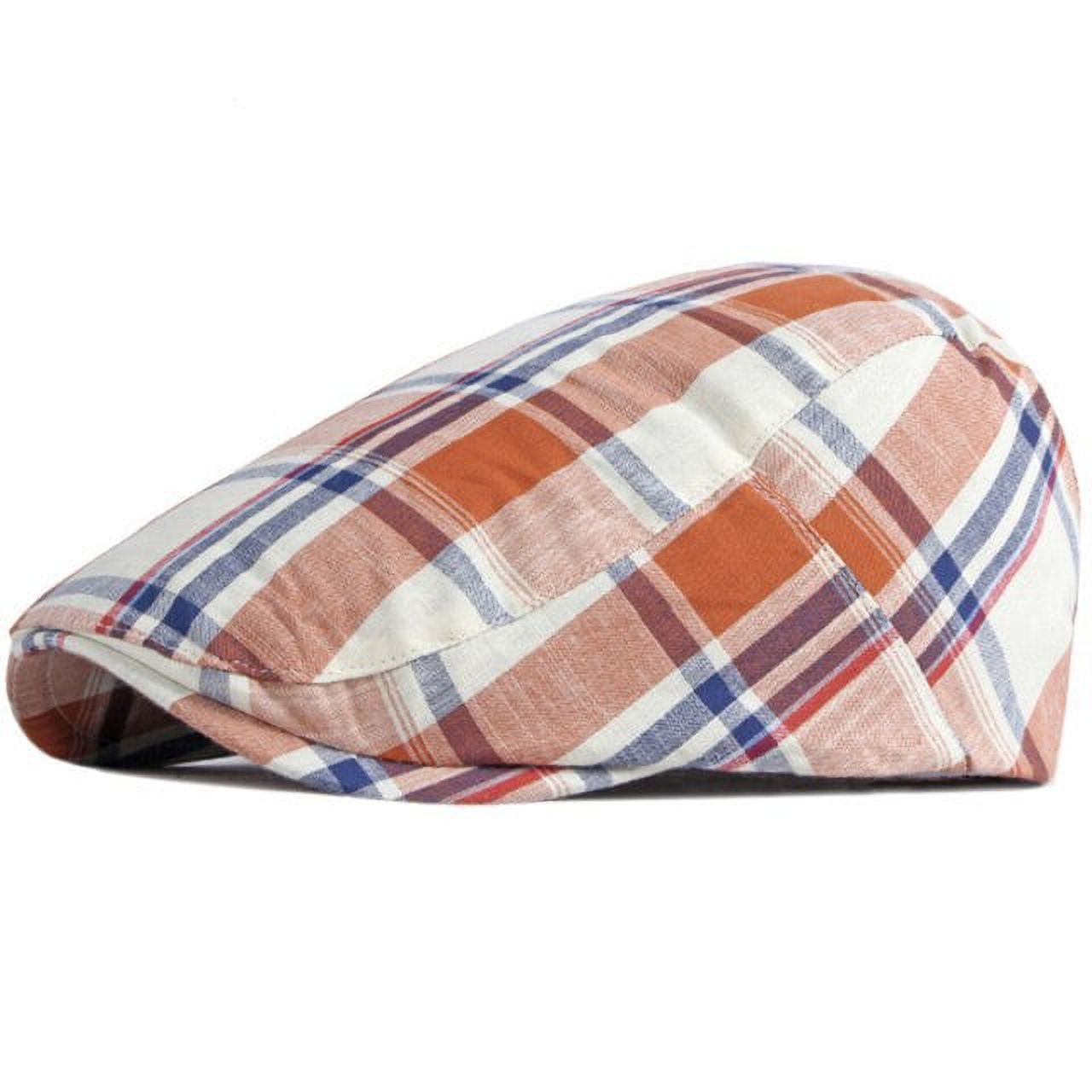SikaFu Beret Classic Plaid Men Women Beret Cap Retro Cotton Artist ...
