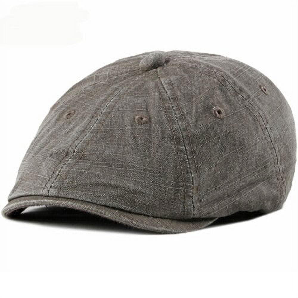 SikaFu Beret Hat Vintage Washed Cotton Men Women Flat Cap Retro Ivy ...